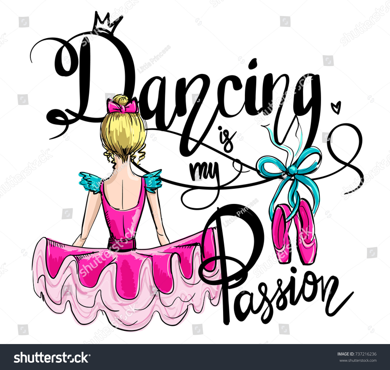 T Shirt Design Dancing My Passion Stock Vector Royalty Free 737216236 Shutterstock