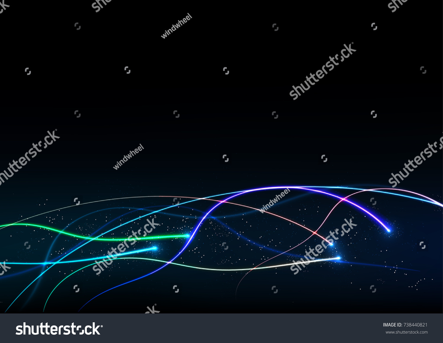 Vector Background Abstract Technology Communication Data Stock Vector ...