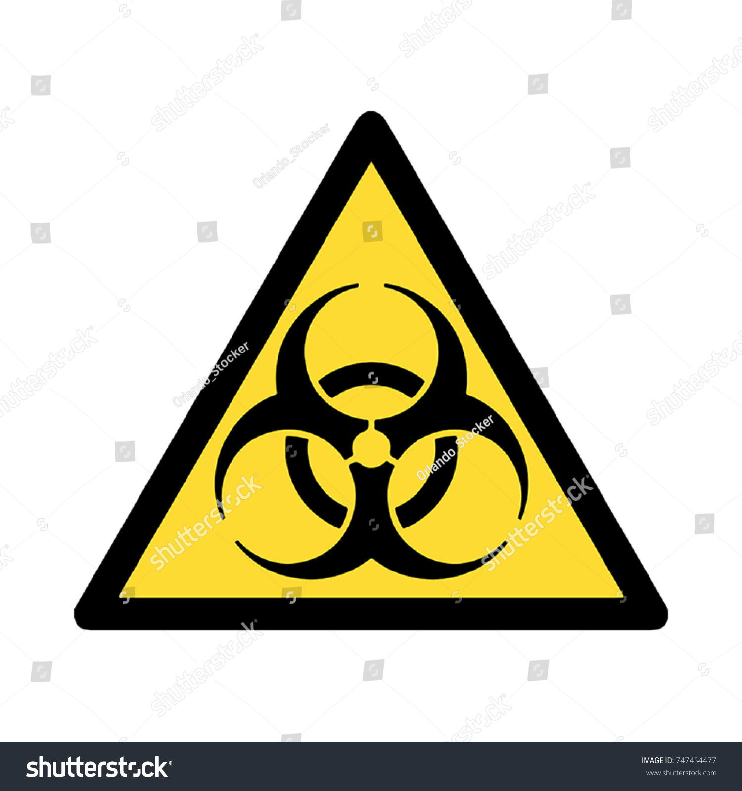 Standard Pictogam Biological Hazard Symbol Warning: vector de stock ... Standard Pictogam Biological Hazard Symbol Warning: vector de stock ...