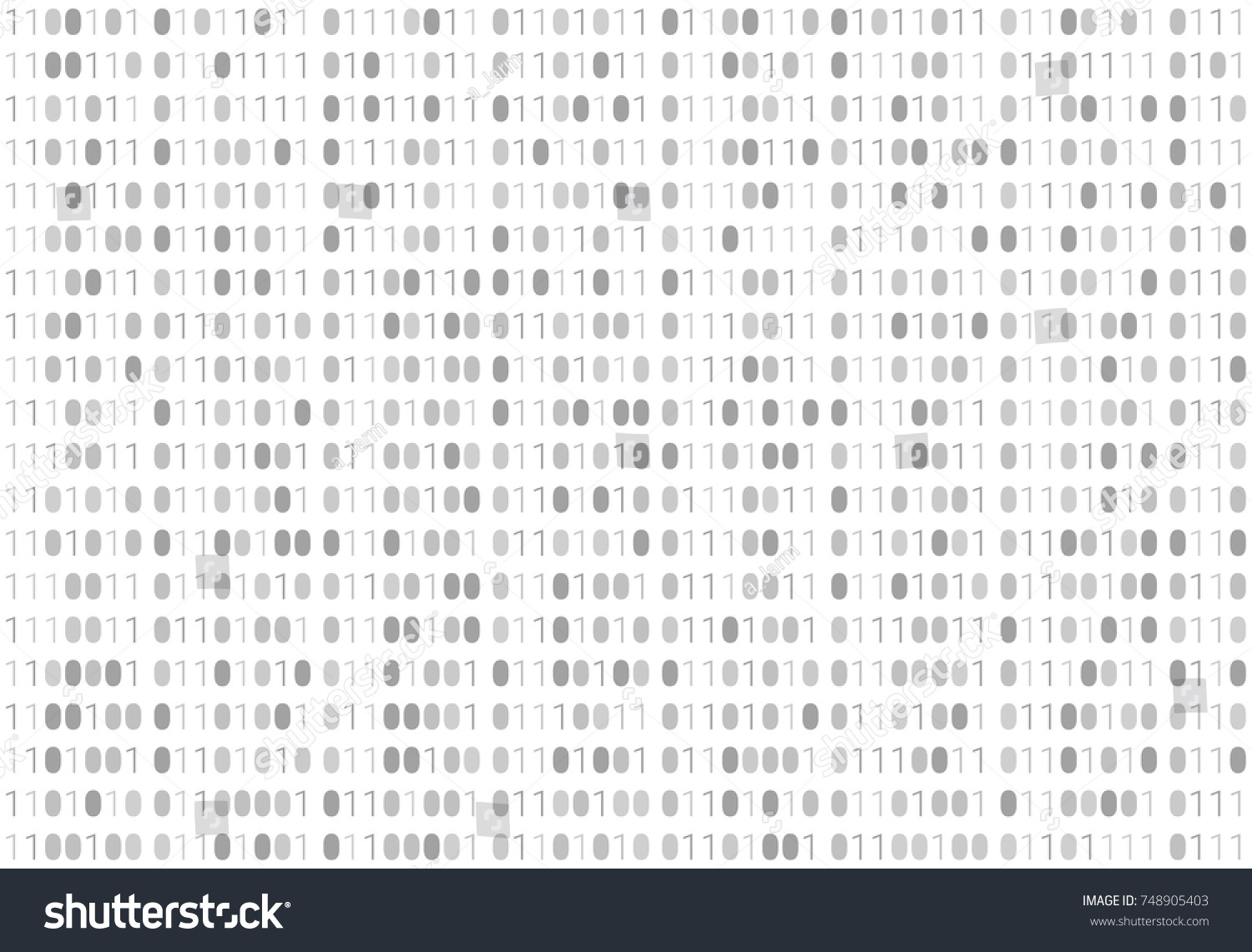 Binary Code Pattern Seamless Digital Technology Stock Vector Royalty Free 748905403 Shutterstock