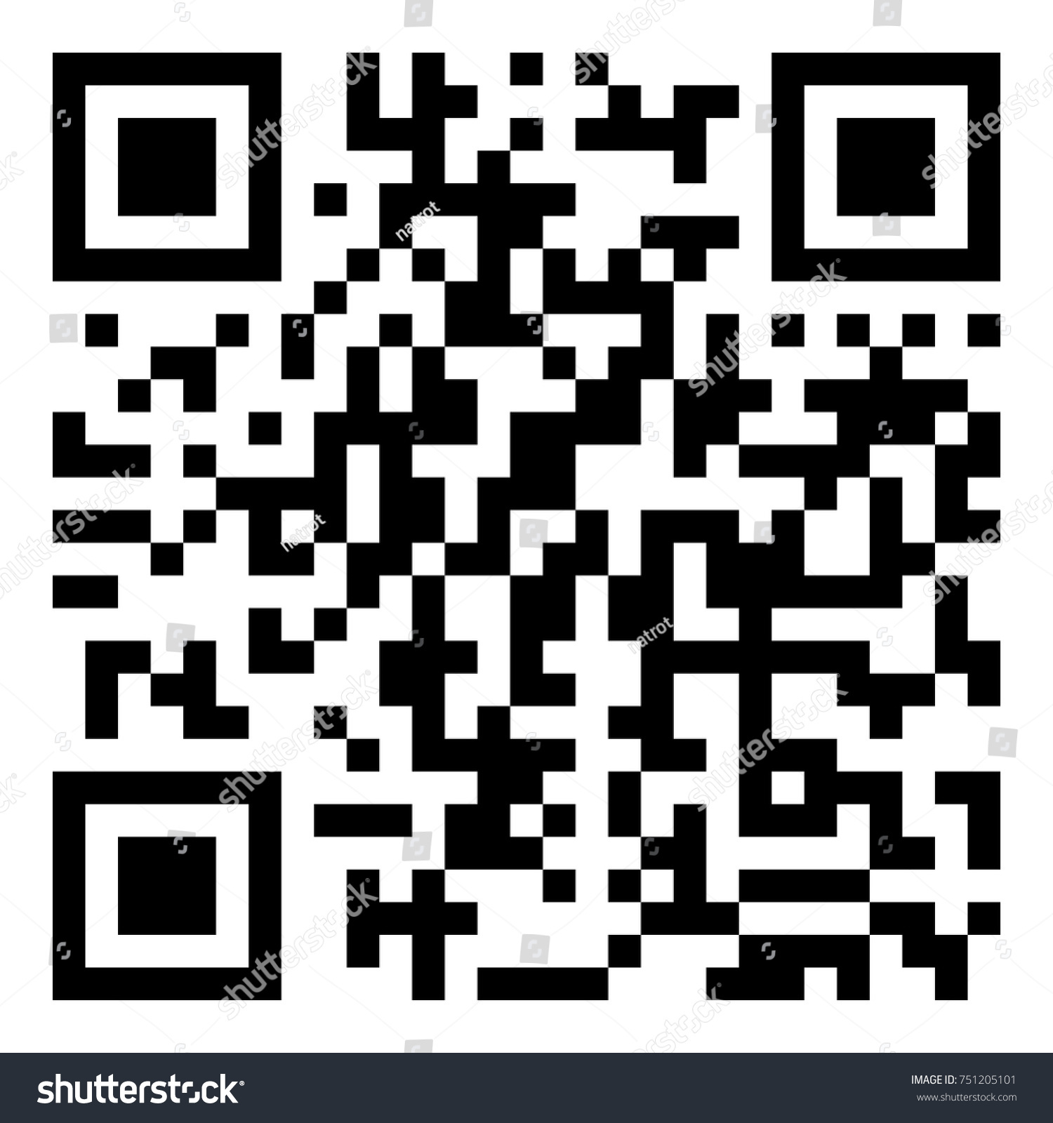 Sample Qr Code Icon Vector Stock Vector (Royalty Free) 751205101 ...