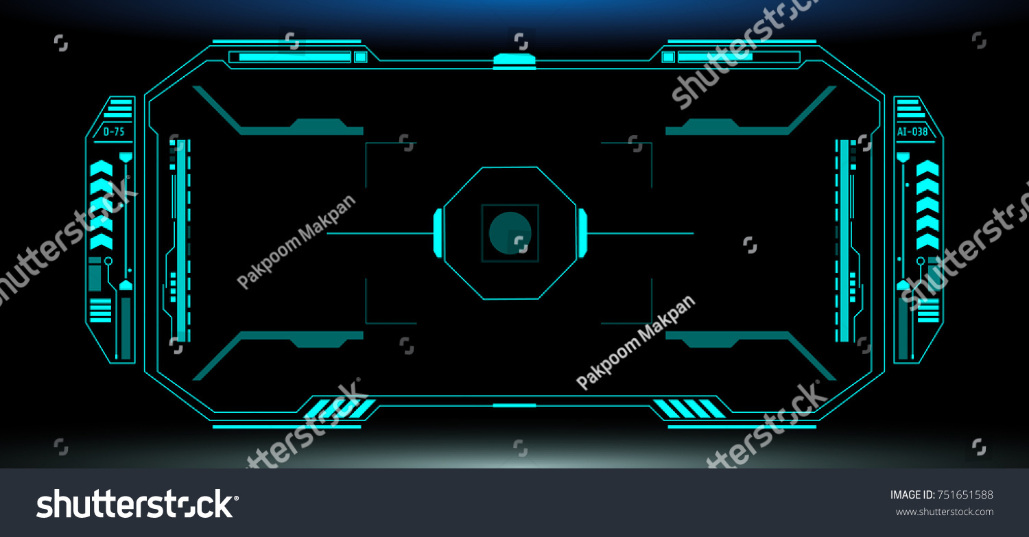 Hud Futuristic Elements Automatic Target Scan Stock Vector (Royalty ... Hud Futuristic Elements Automatic Target Scan Stock Vector (Royalty ...
