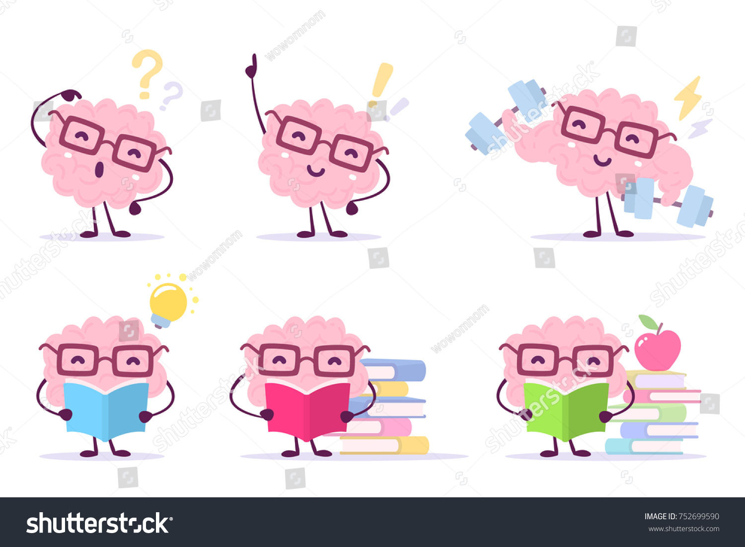 Enjoyable Education Brain Cartoon Concept Vector Stock Vector (Royalty ... Enjoyable Education Brain Cartoon Concept Vector Stock Vector (Royalty ...