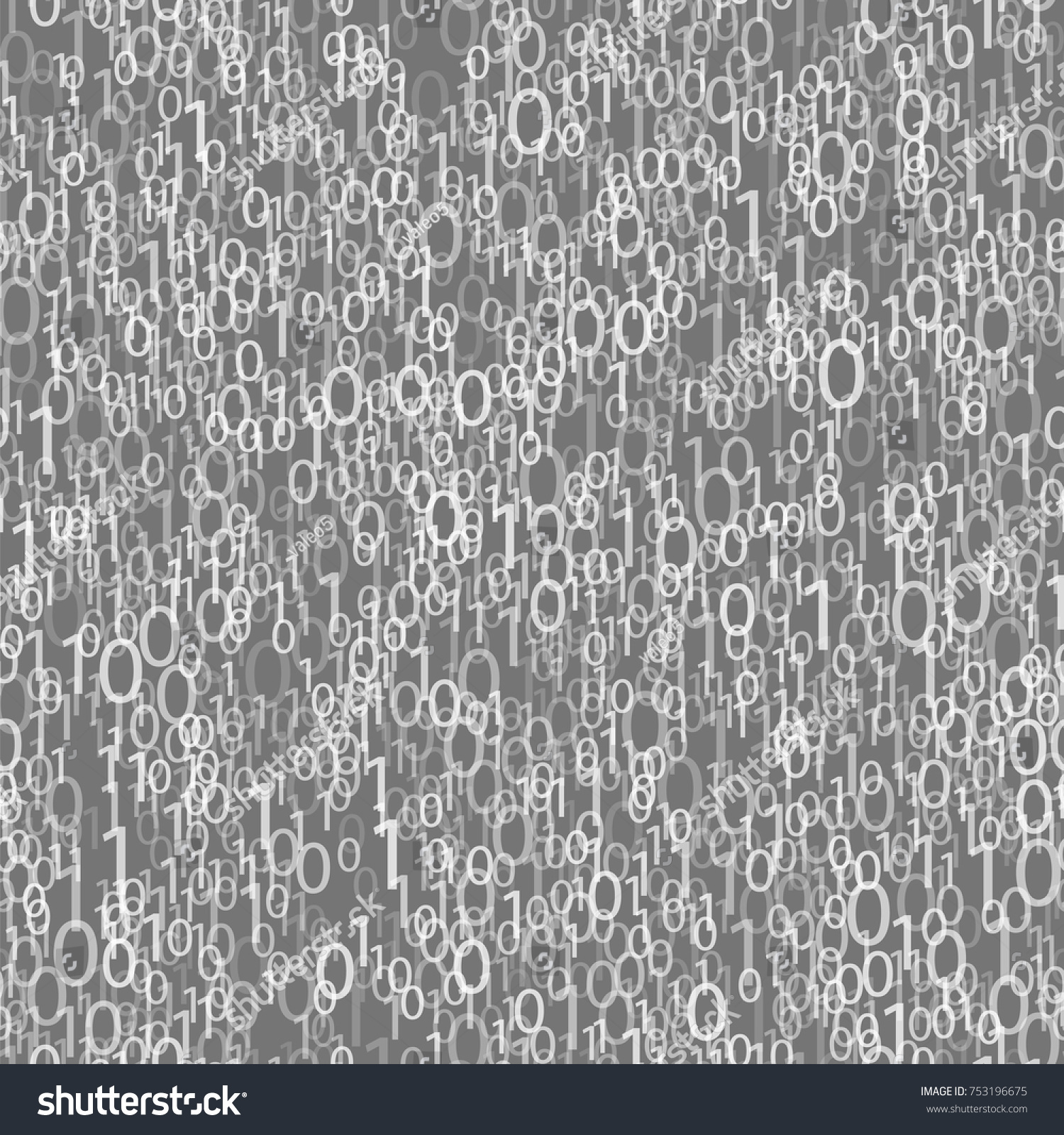 Vector Binary Code Blue Background Concept Stock Vector (Royalty Free ...