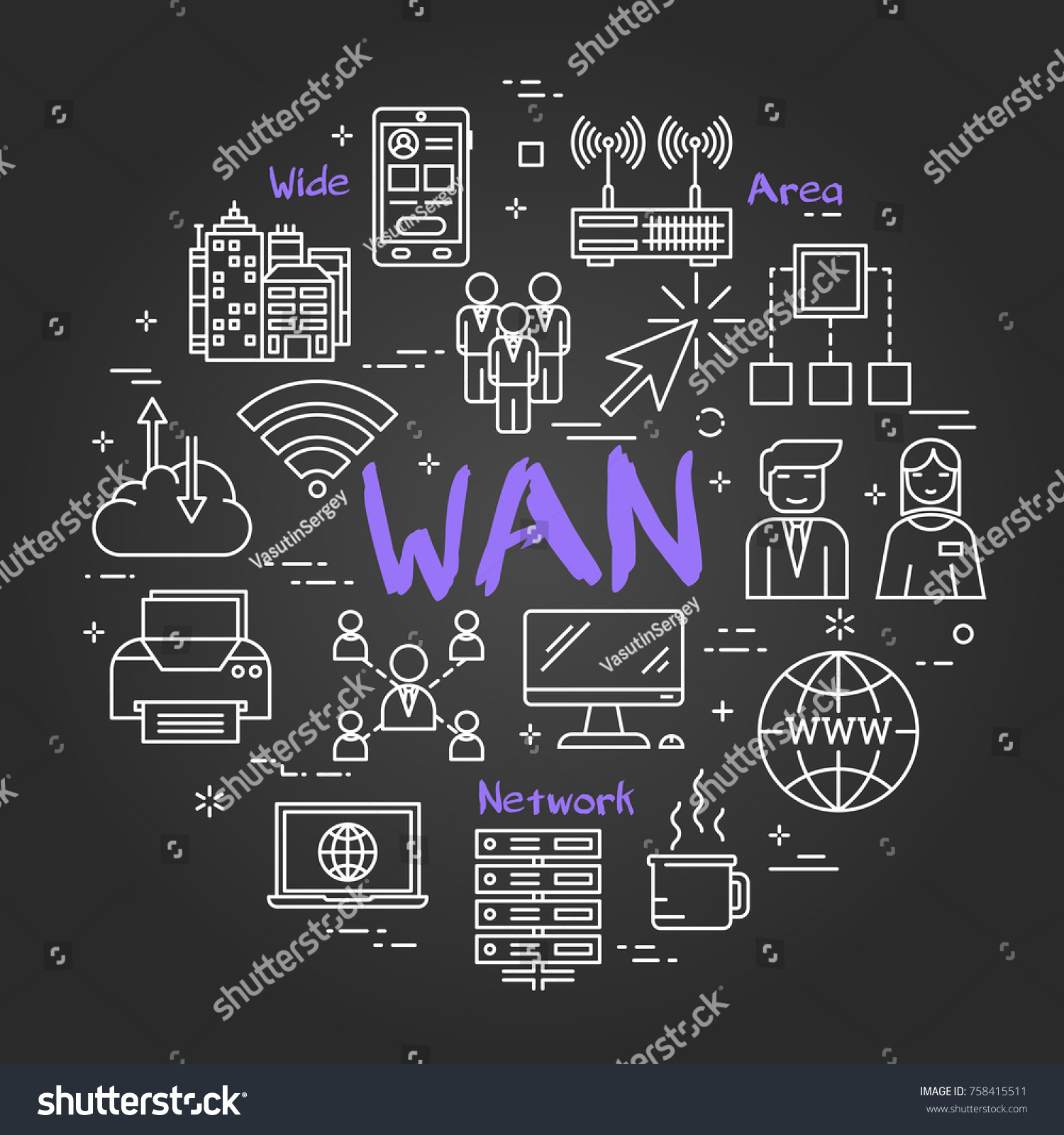 Vector Linear Round Concept Wide Area Stock Vector (Royalty Free ... Vector Linear Round Concept Wide Area Stock Vector (Royalty Free ...
