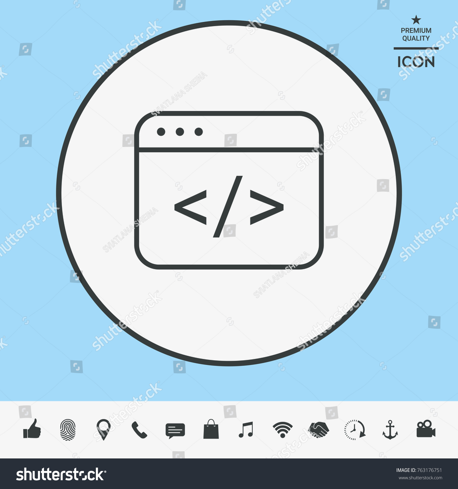 Code Editor Icon Stock Vector (Royalty Free) 763176751 | Shutterstock