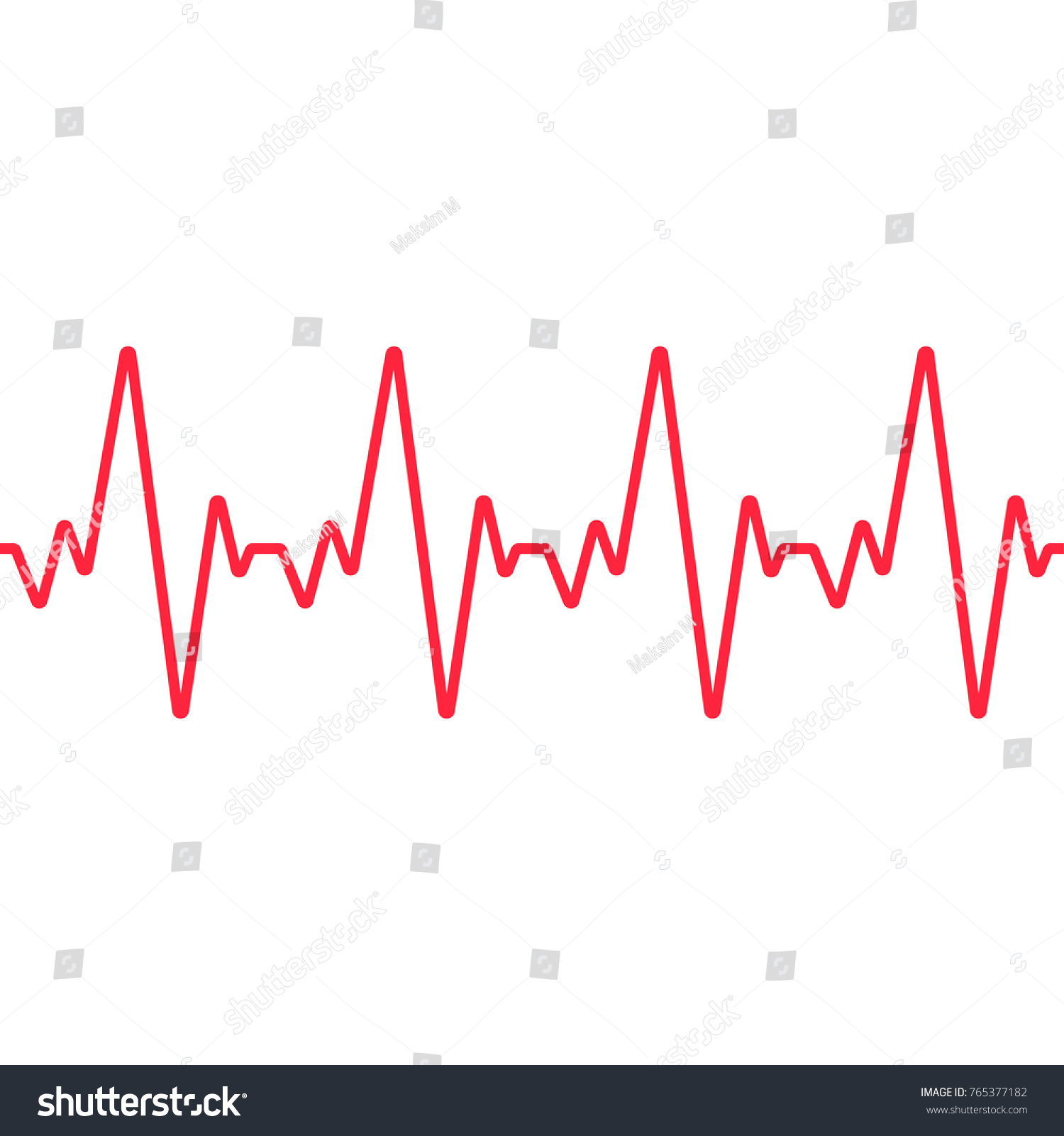 Heartbeat Line Seamless Background Vector Stock Vector (Royalty Free ... Heartbeat Line Seamless Background Vector Stock Vector (Royalty Free ...