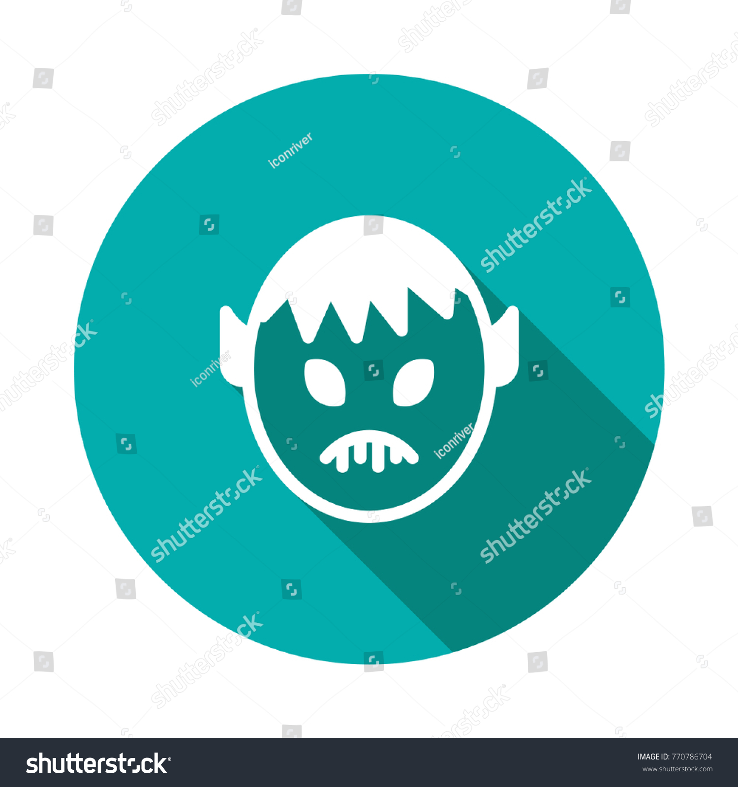 Devil Circle Flat Stock Vector (Royalty Free) 770786704 | Shutterstock