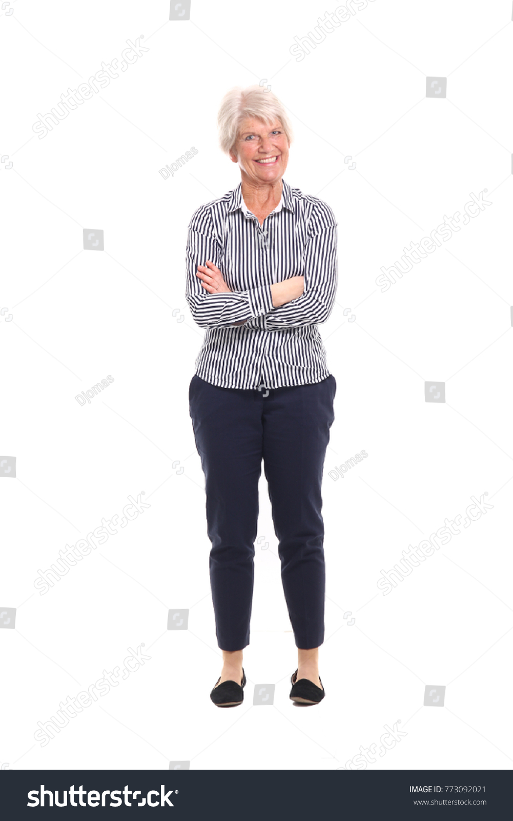 2368 Full Body Older Woman Gambar Foto Stok And Vektor Shutterstock