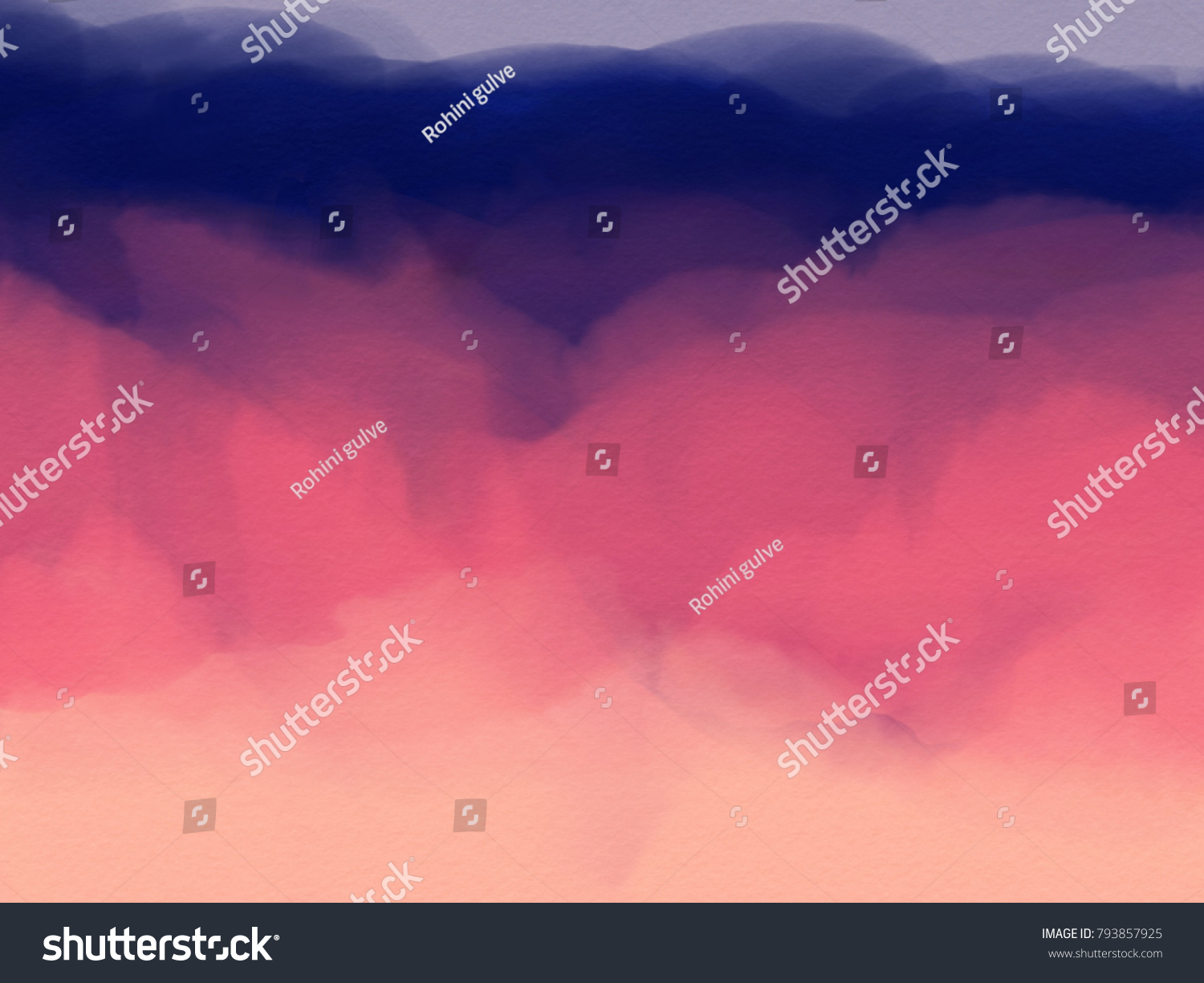 Water Colour Background Patterns Stock Illustration 793857925