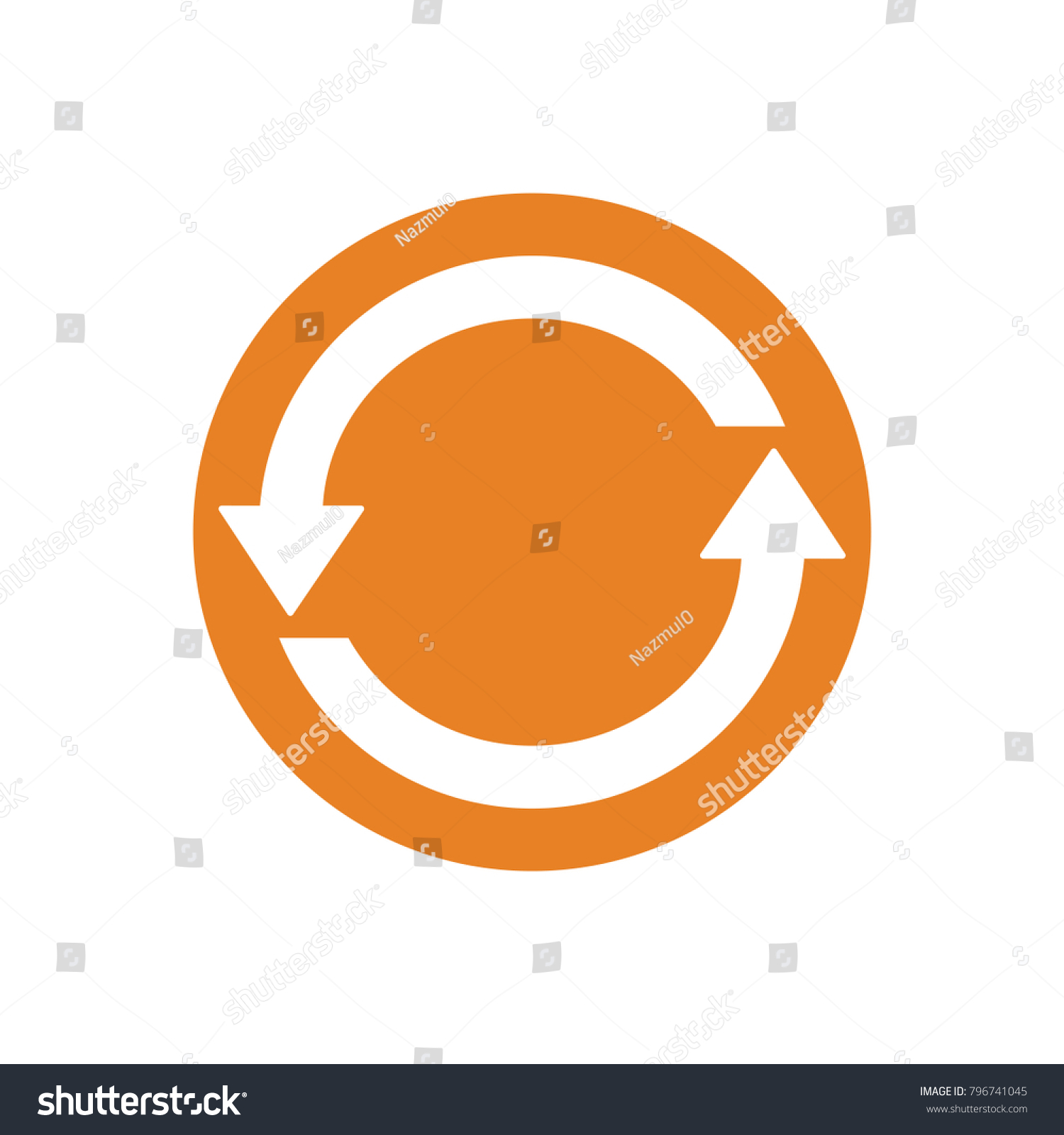 Basic Sync Icon Stock Vector (Royalty Free) 796741045 | Shutterstock
