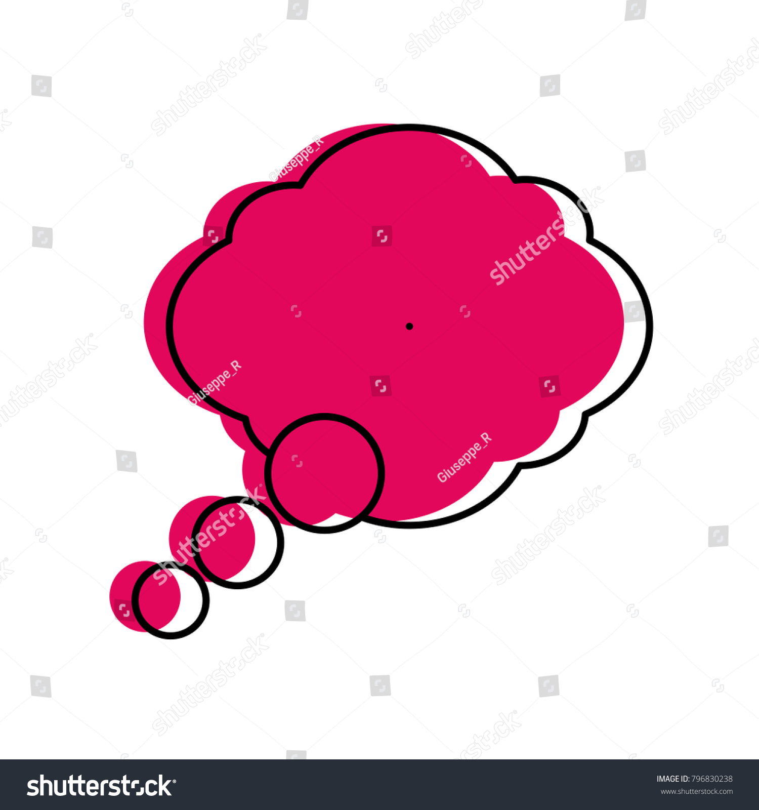 Communication Bubble Design Stock Vector (Royalty Free) 796830238 ...