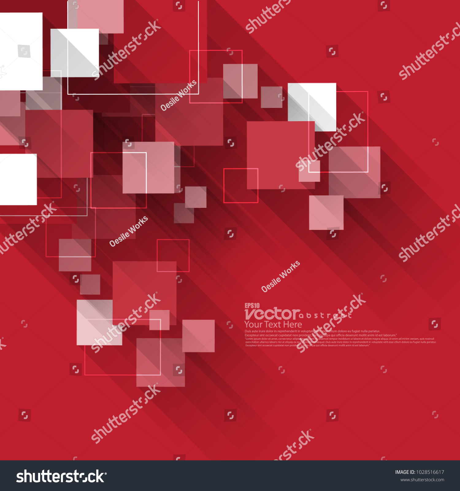 Vector Squares Abstract Background - Royalty Free Stock Vector ...