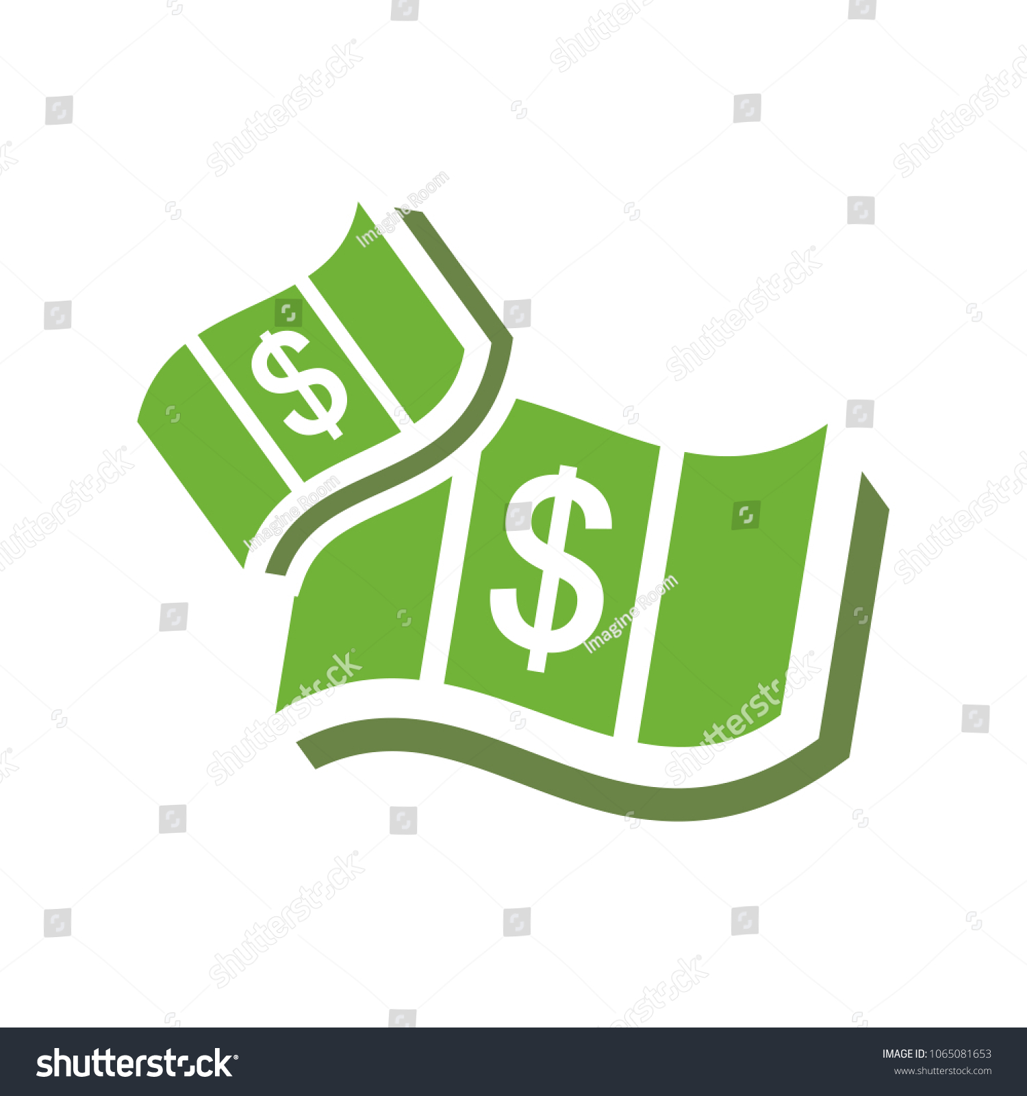 Money Logo Template Royalty Free Stock Vector 1065081653