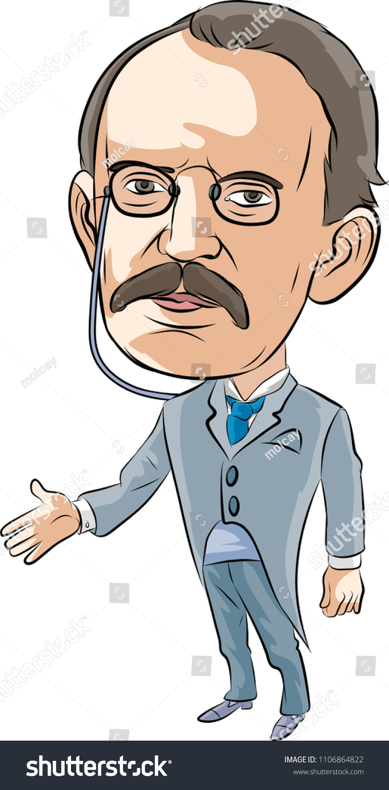 Joseph John Thomson Royalty Free Stock Vector 1106864822