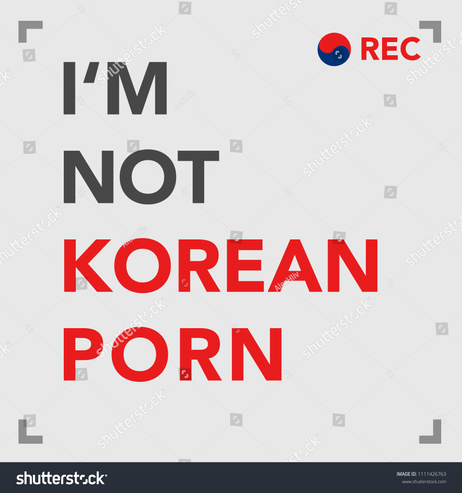 Im Not Korean Porn Spy Camera Viewfinder With Royalty Free Stock Vector 1111426763