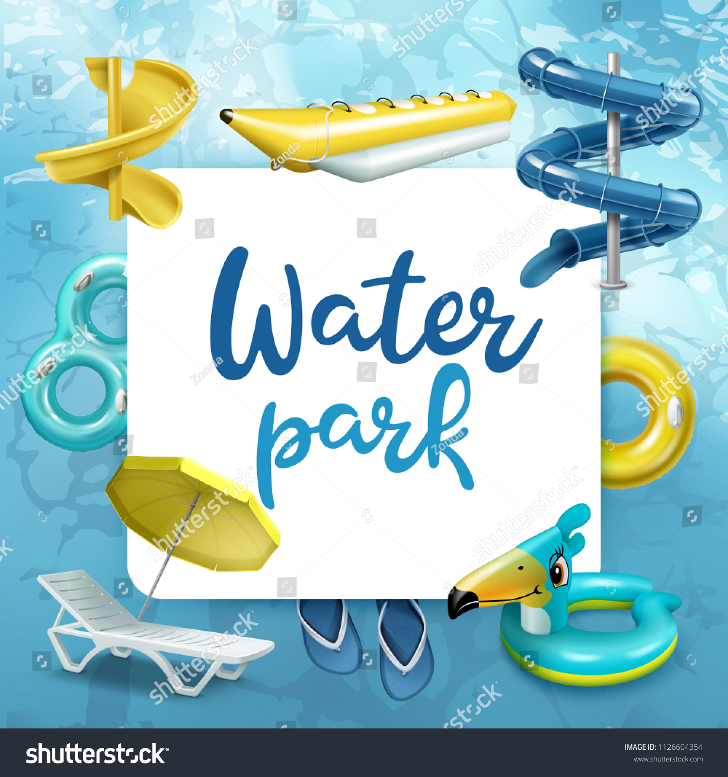 Vector Illustration Of 3d Screw Slides Realistic Royalty Free Stock