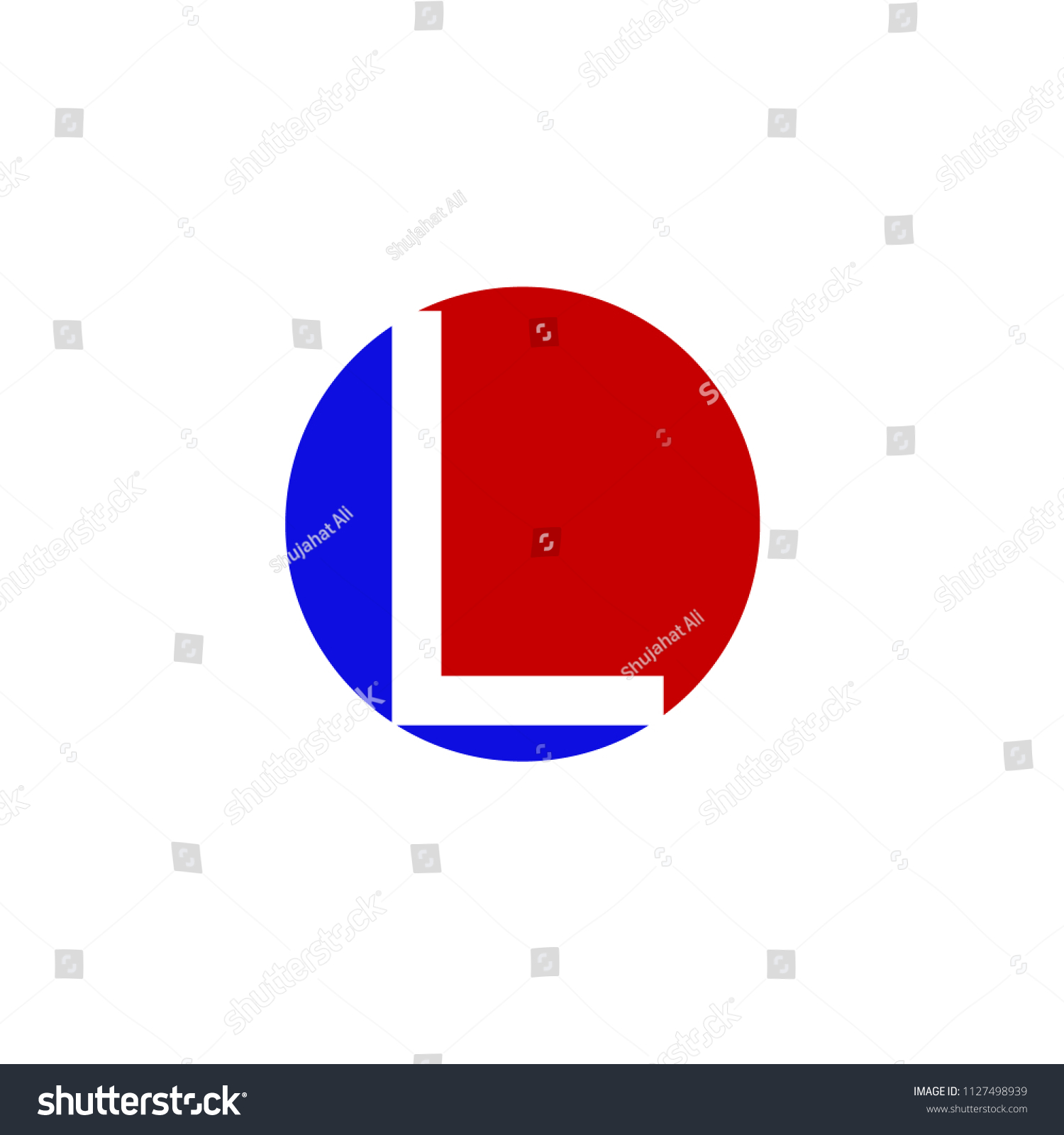 Letter L Logo Design Vector Sign Royalty Free Stock Vector 1127498939
