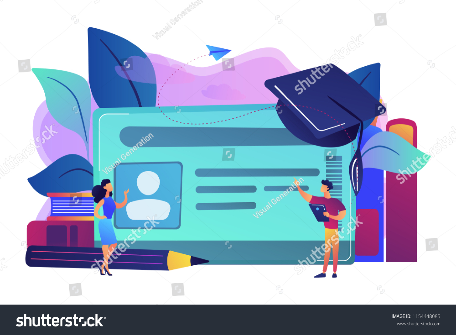 School smart card with photo and users. Student - Royalty Free Stock ...