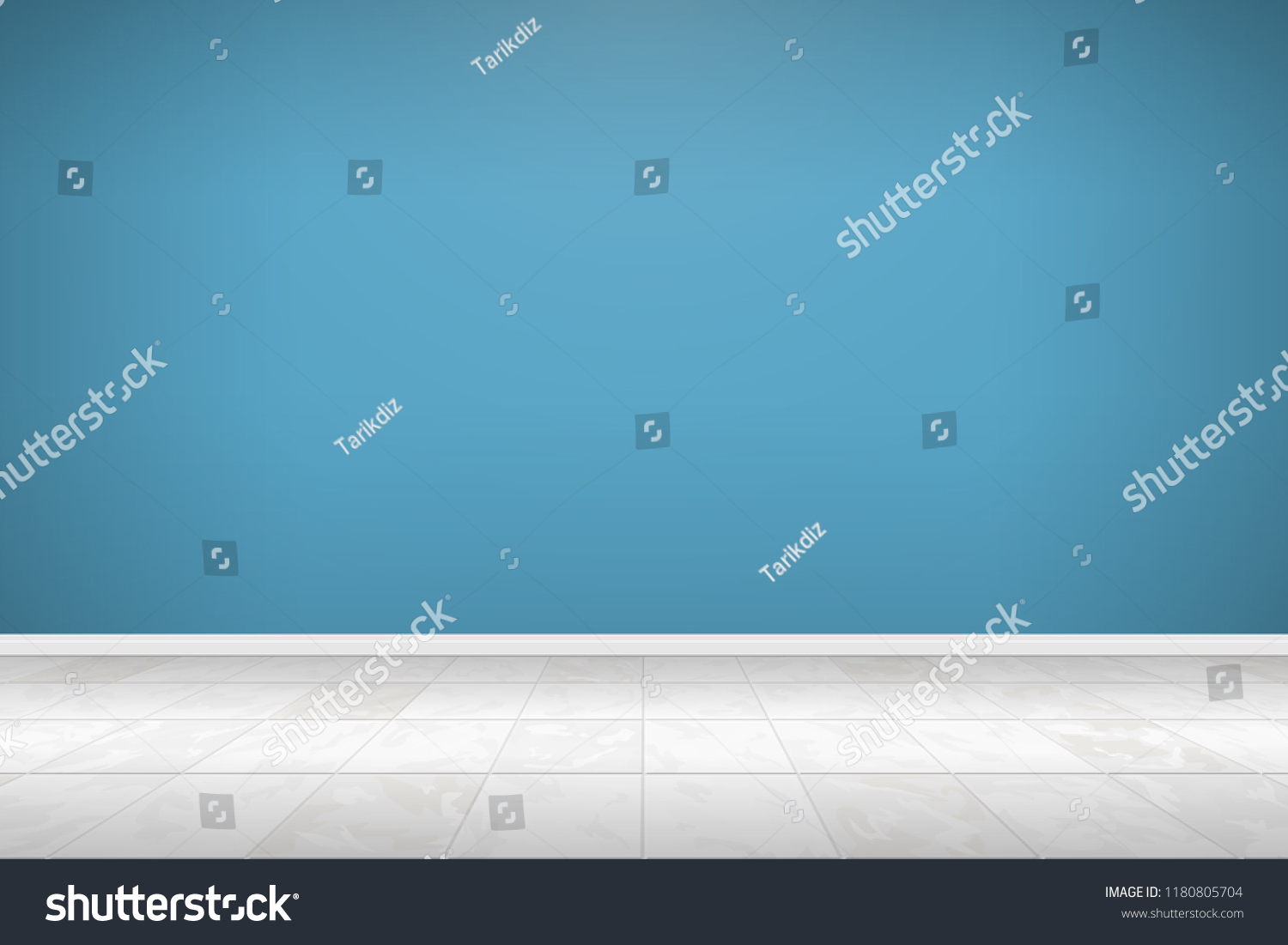 empty room interior with tiles floor - Royalty Free Stock Vector ...