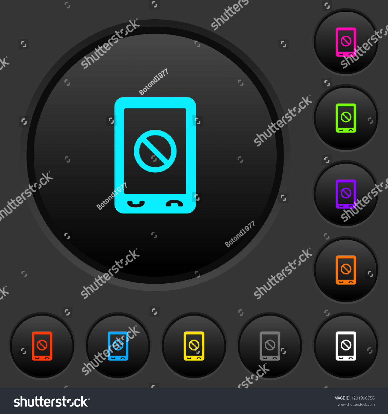 Mobile disabled dark push buttons with vivid - Royalty Free Stock ... Mobile disabled dark push buttons with vivid - Royalty Free Stock ...