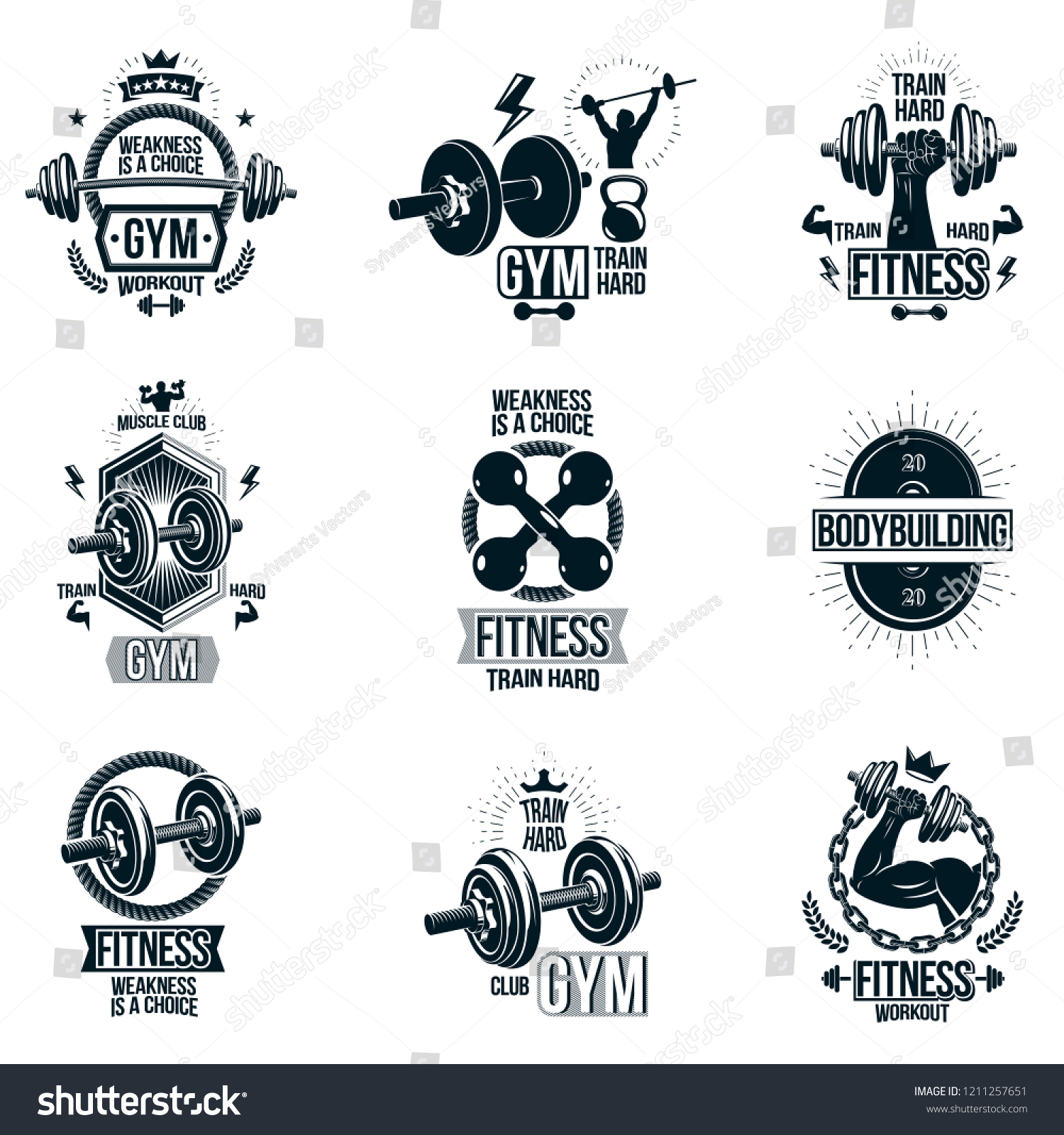 Vector weightlifting theme logotypes and - Royalty Free Stock Vector ... Vector weightlifting theme logotypes and - Royalty Free Stock Vector ...