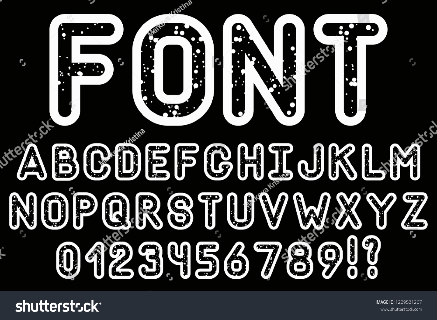 Hand draw Modern latin alphabet, uppercase - Royalty Free Stock Vector ...