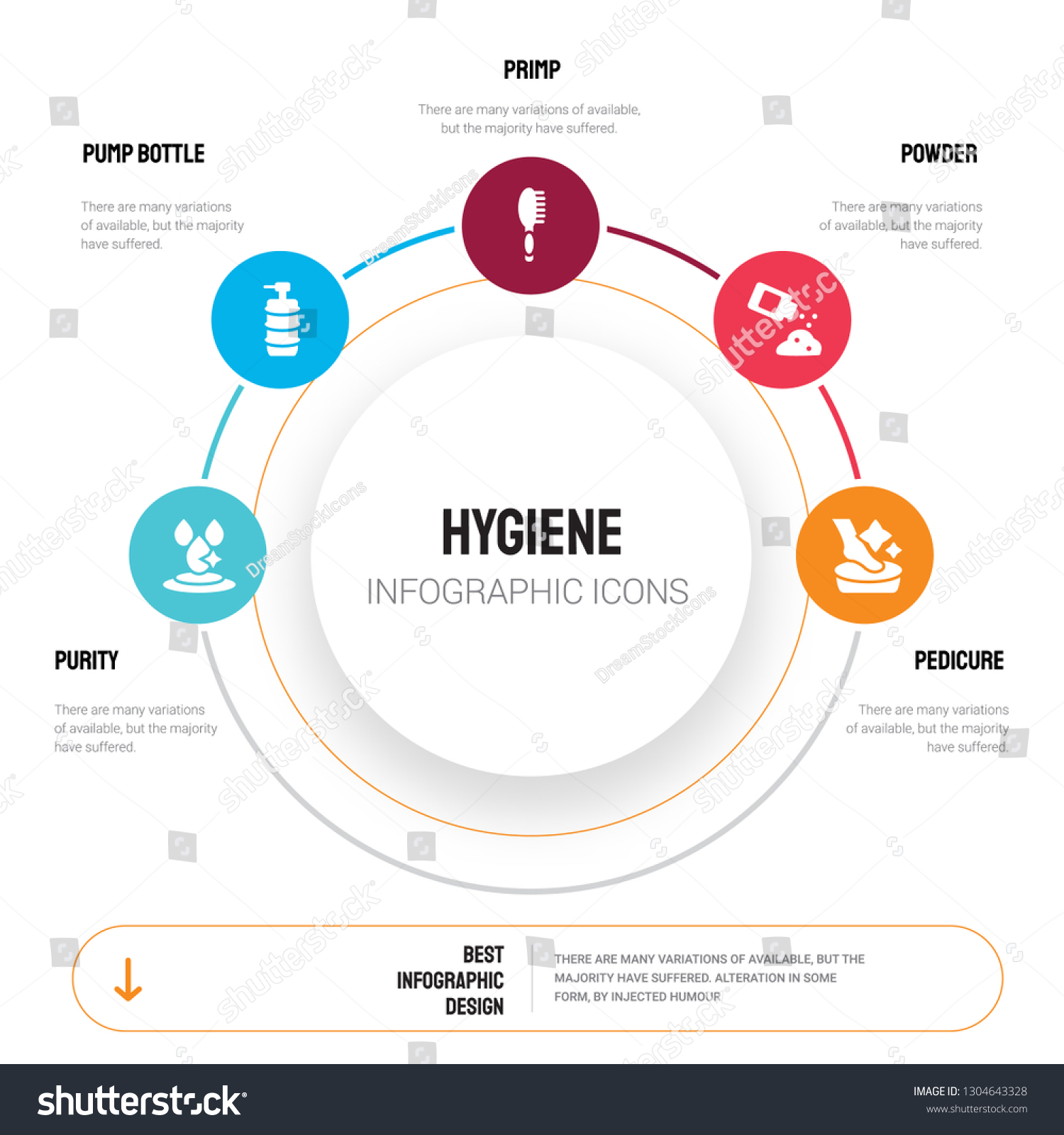 Abstract infographics of hygiene template. - Royalty Free Stock Vector ...