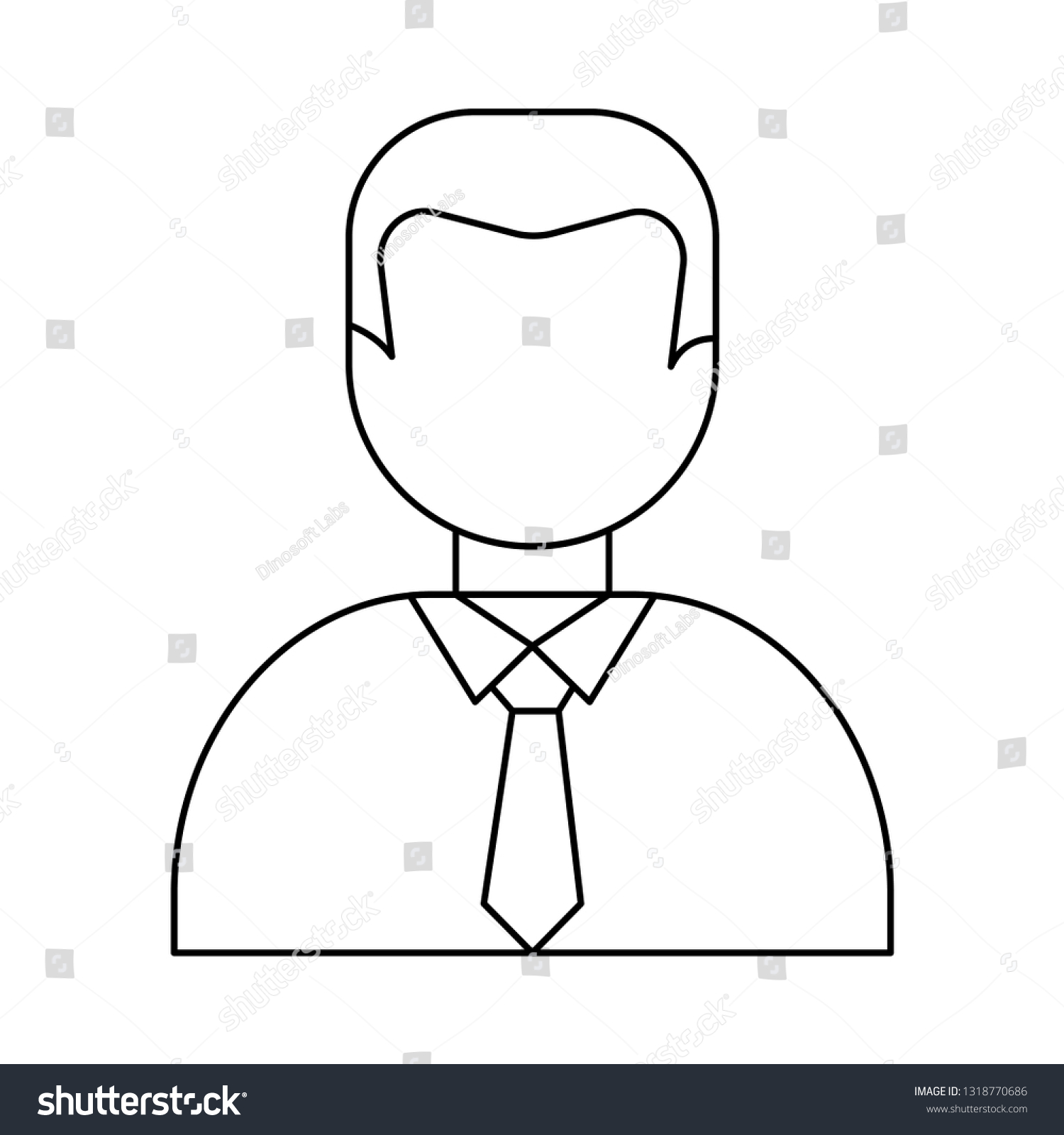 employee man avatar - Royalty Free Stock Vector 1318770686 - Avopix.com