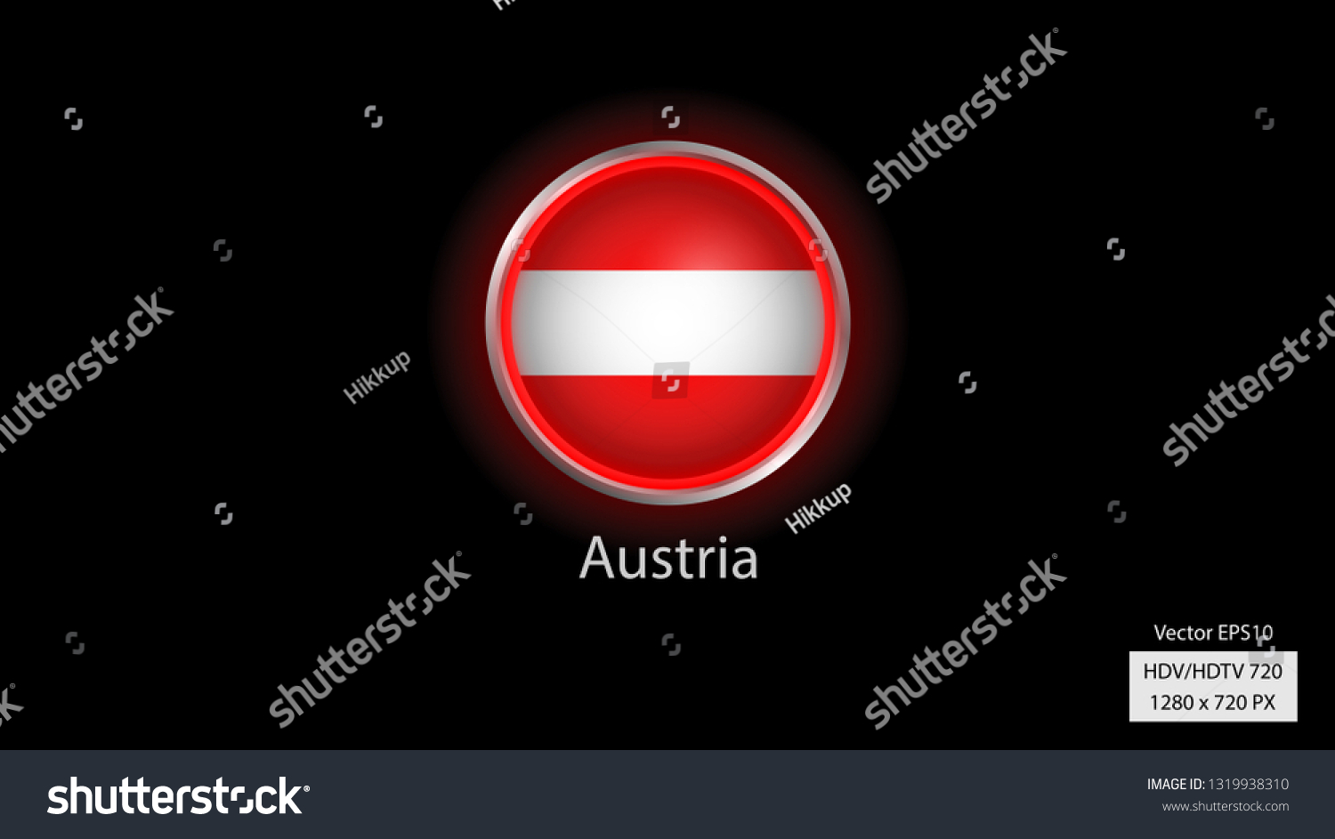 austria national team logo, round shape with - Royalty Free Stock ...