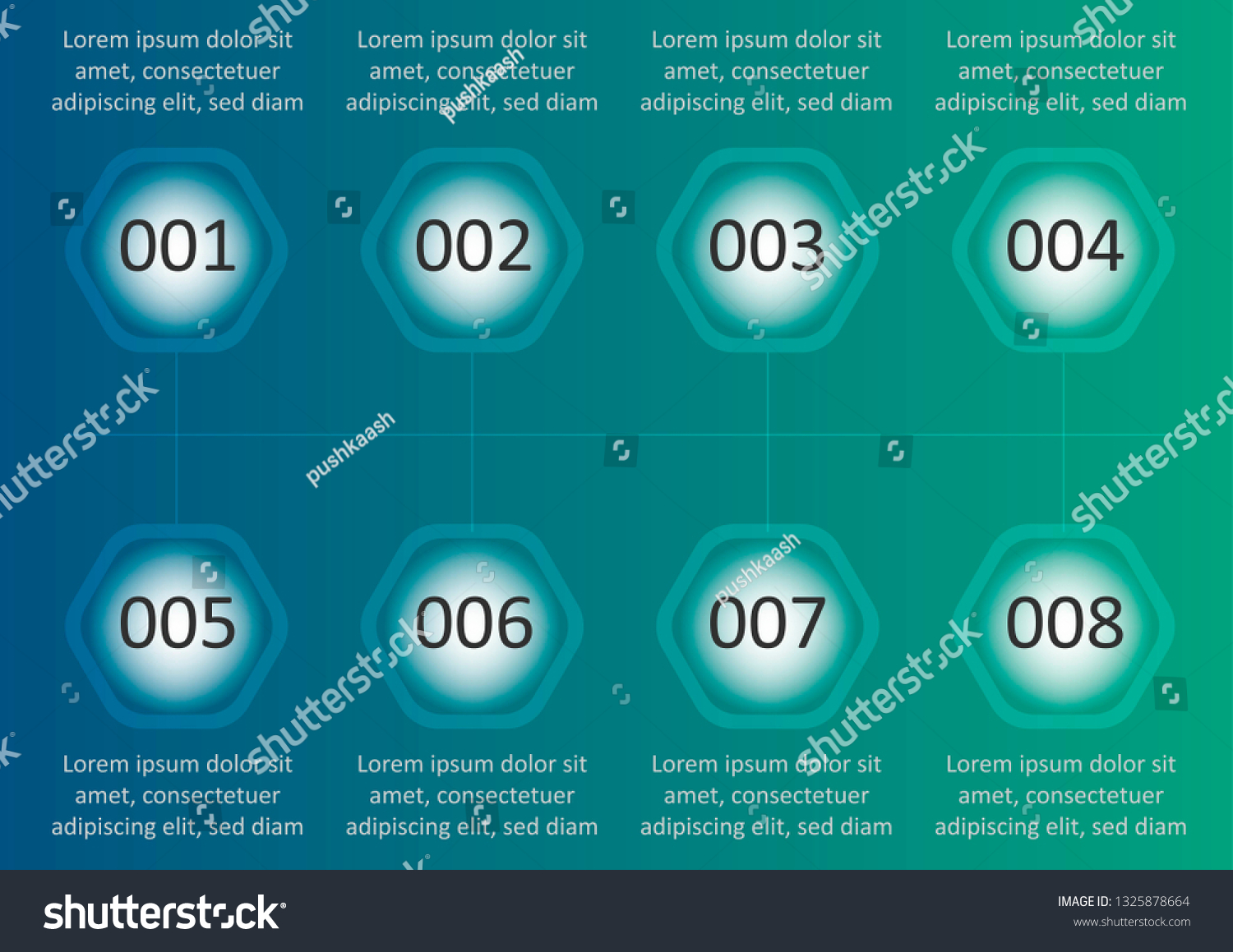 Business Data Visualization Process Chart Royalty Free Stock Vector 1325878664