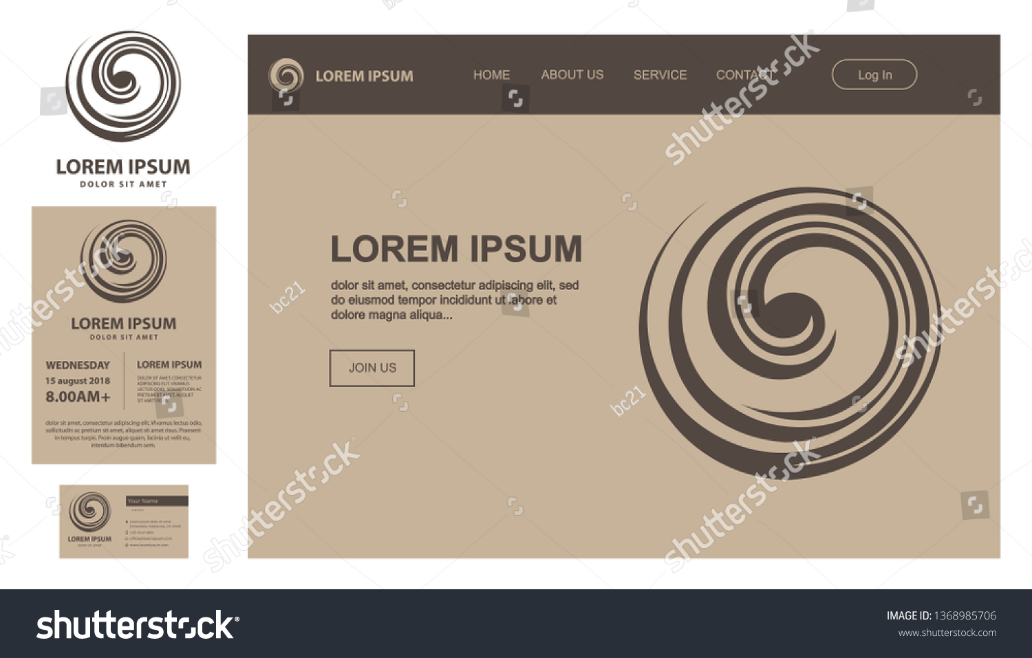 Koru, Maori symbol is a spiral shape based on - Royalty Free Stock ...