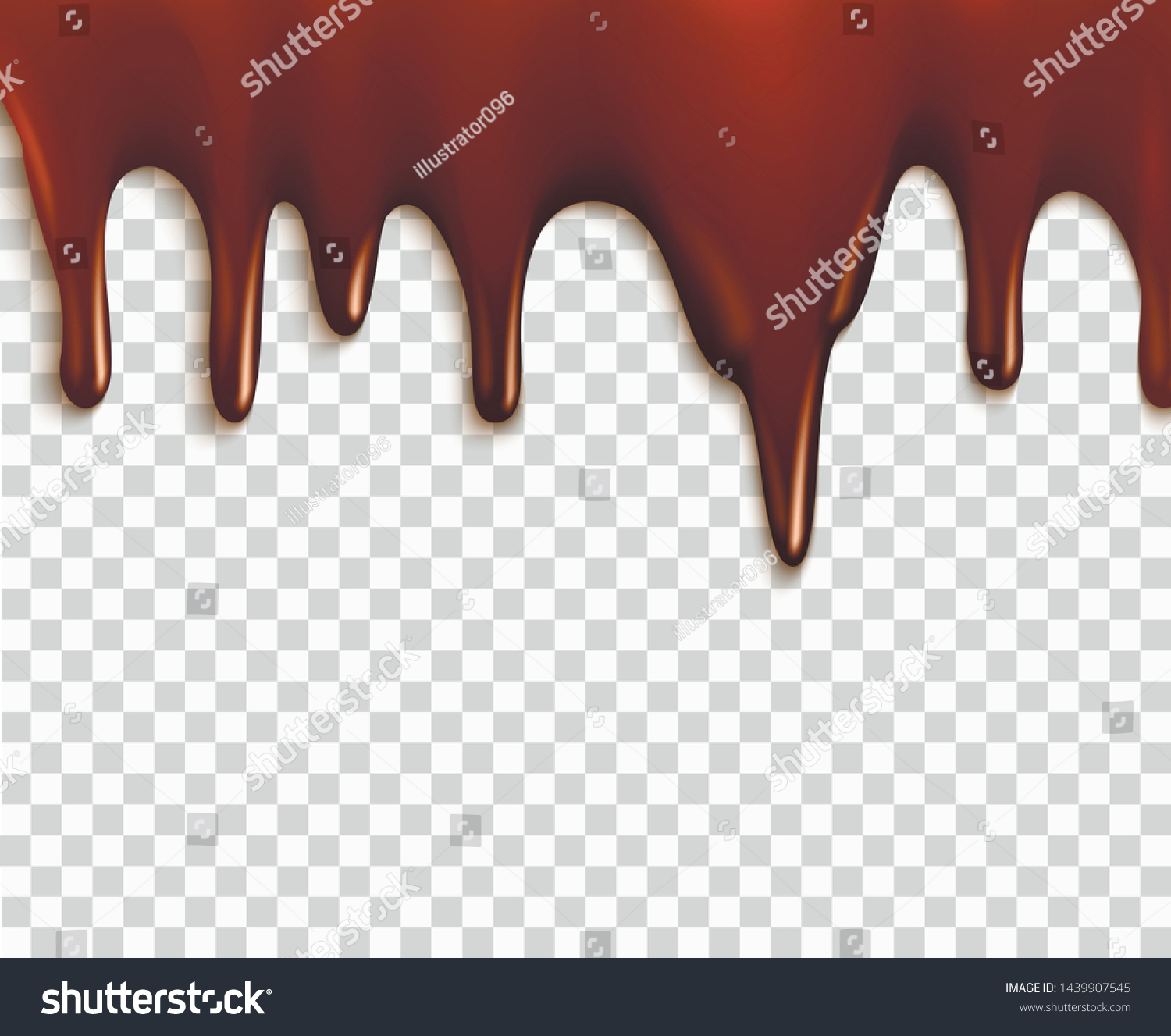 Background with melted chocolate. Label for - Royalty Free Stock Vector ...