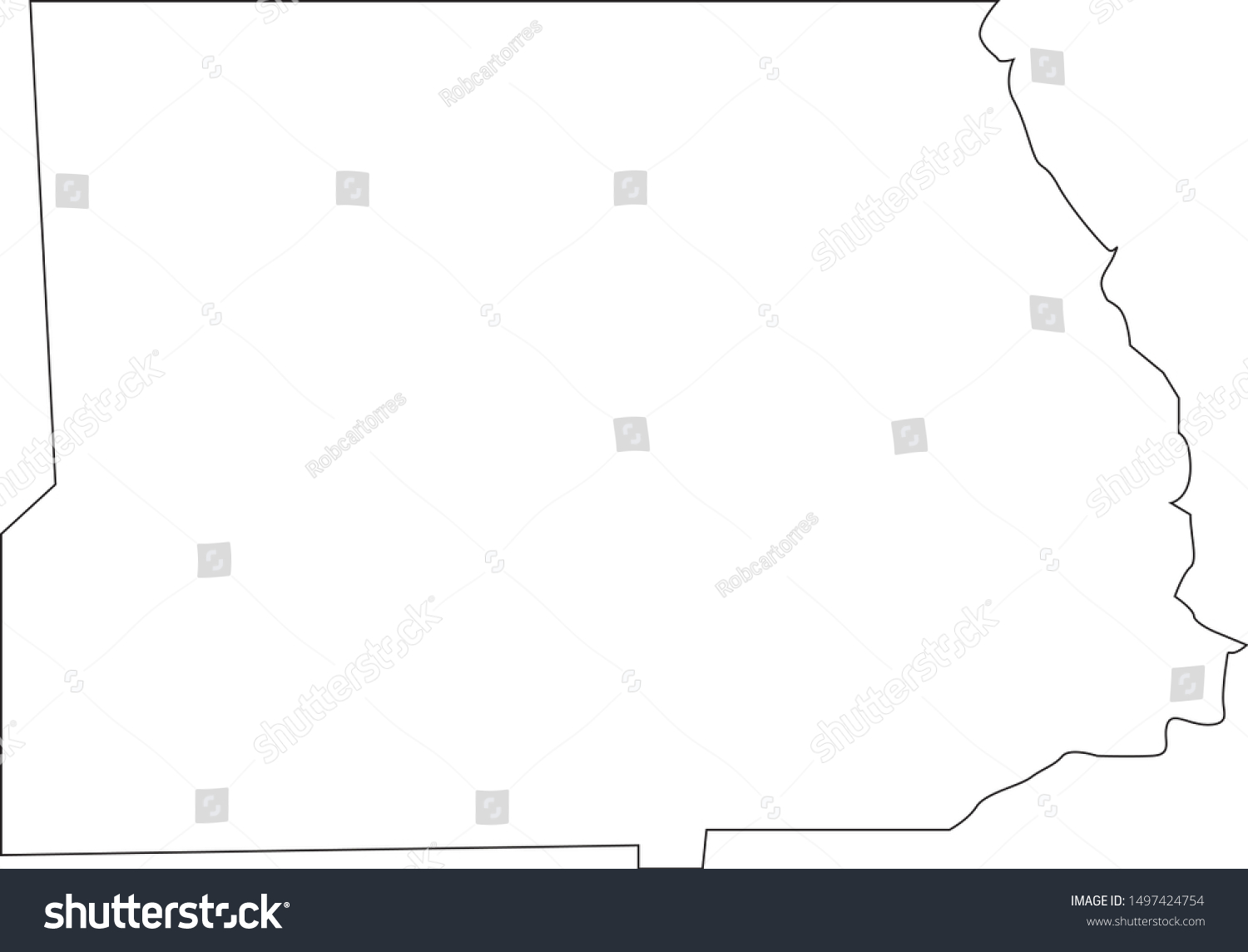 Copiah County Map In State Of Mississippi Royalty Free Stock Vector 1497424754
