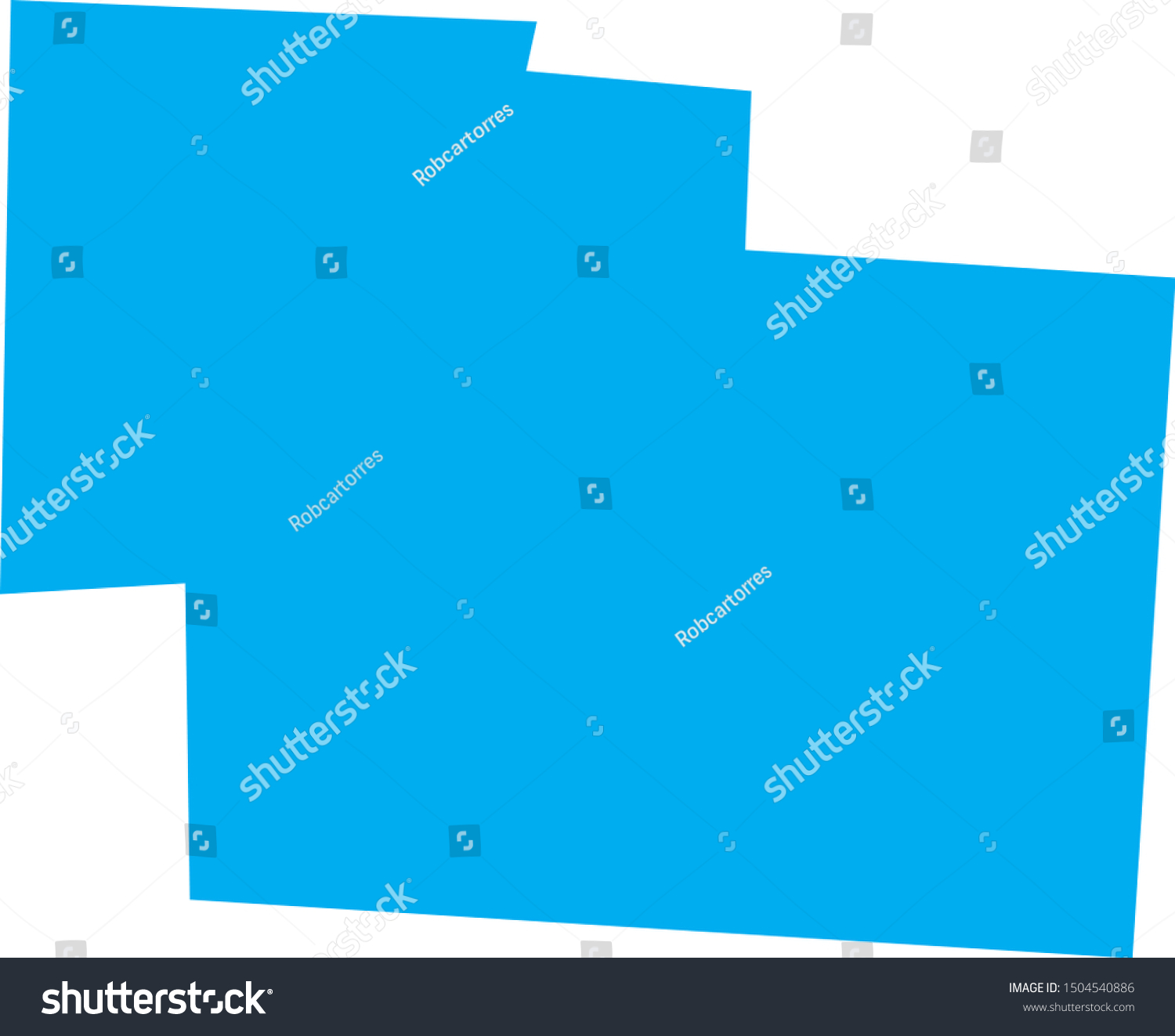 Delaware county map in ohio state - Royalty Free Stock Vector ...