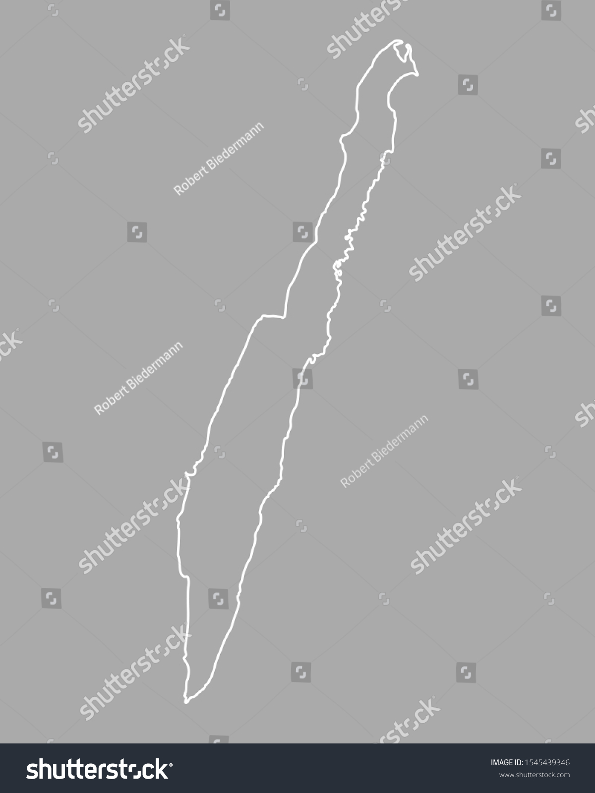 Map of Oeland on gray - Royalty Free Stock Vector 1545439346 - Avopix.com
