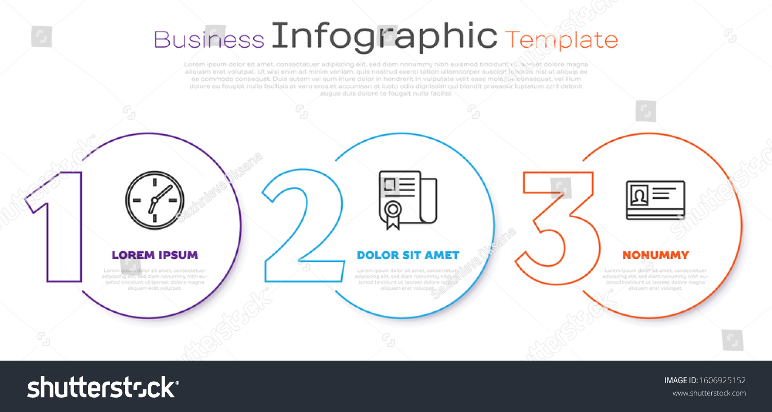 Set line Clock, Certificate template and - Royalty Free Stock Vector ... Set line Clock, Certificate template and - Royalty Free Stock Vector ...