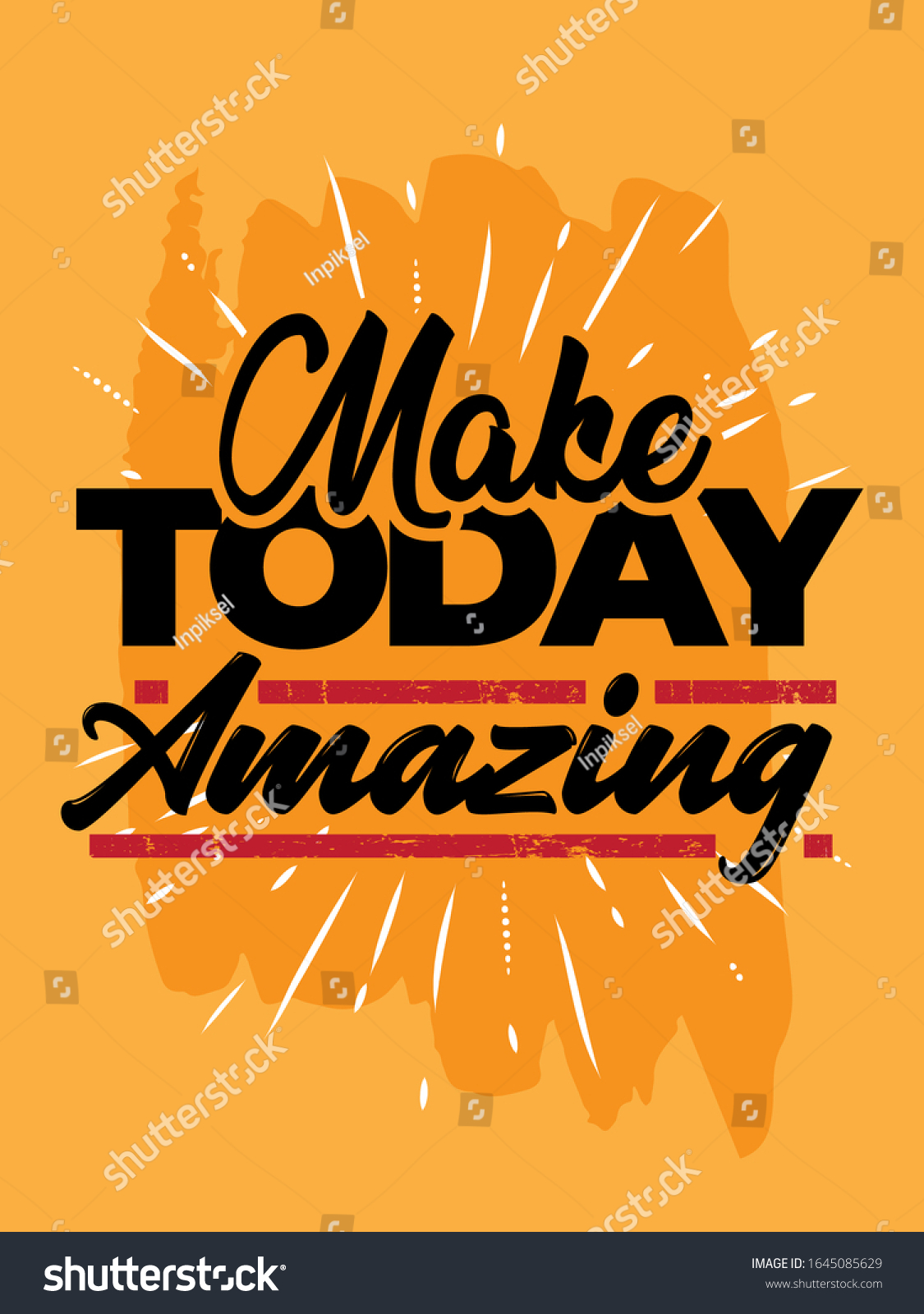 Good Morning Quote Hand Drawn Typography Royalty Free Stock Vector