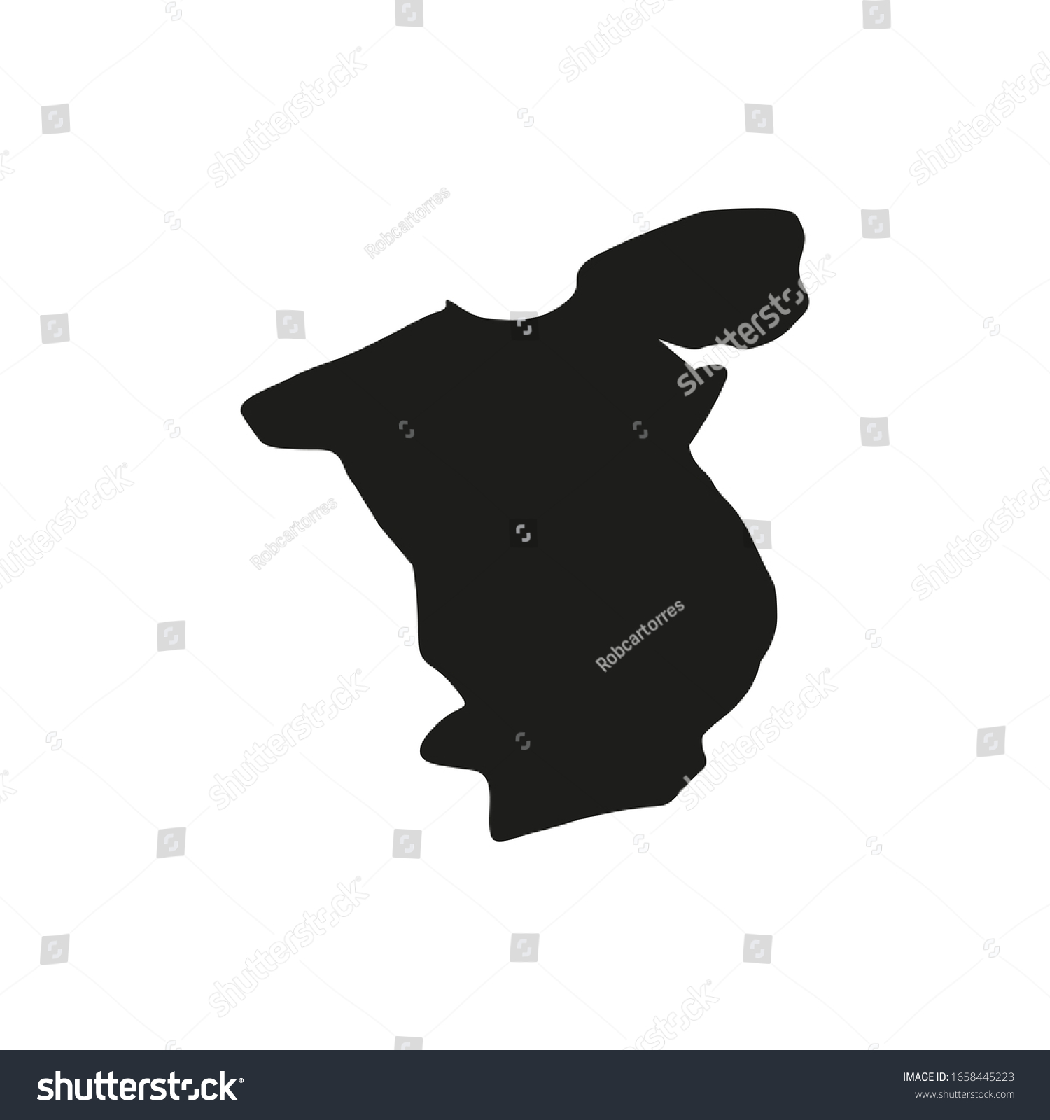 ermera region map in east timor country - Royalty Free Stock Vector ...