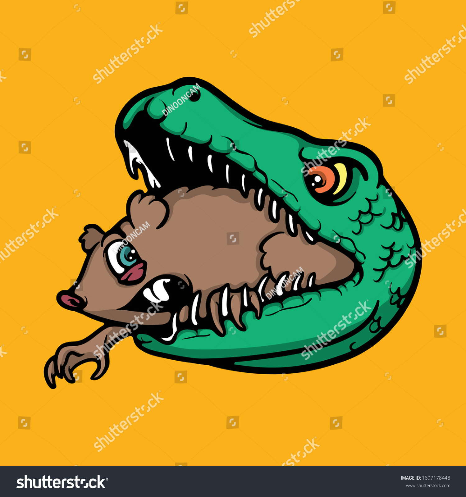 Snake eating rat concept. Rat inside snake`s - Royalty Free Stock ...