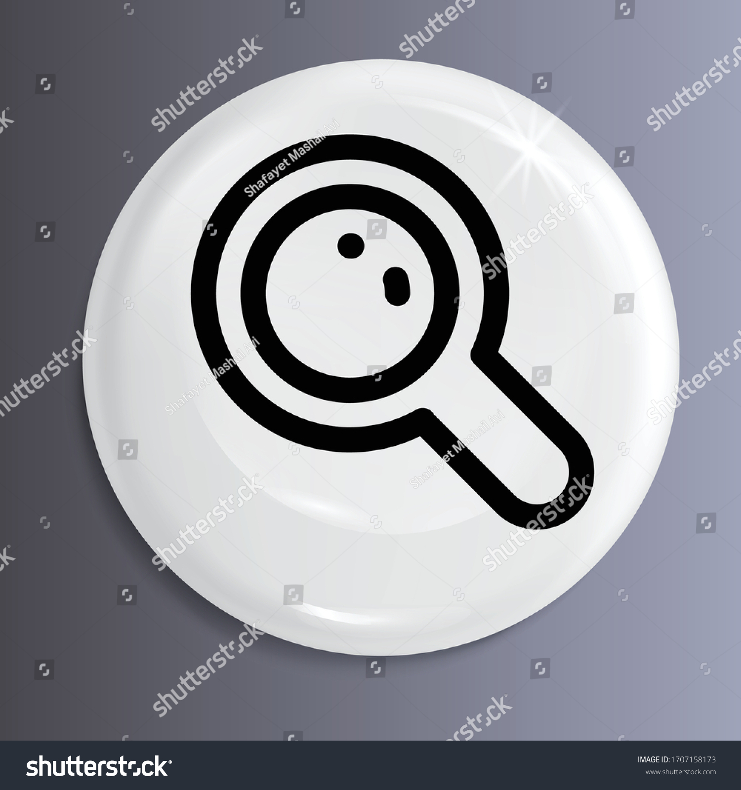 Vector or illustrate icon or symbol of searching - Royalty Free Stock ...