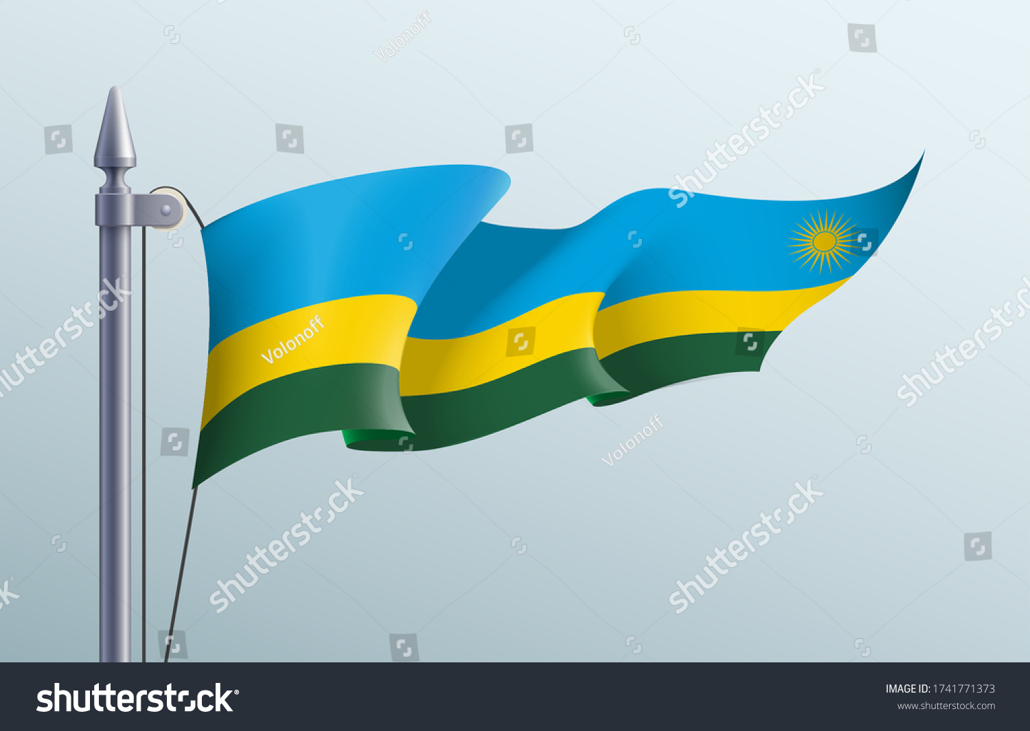 Rwanda Flag Symbol _ Symbole Du Rwanda – XJGO
