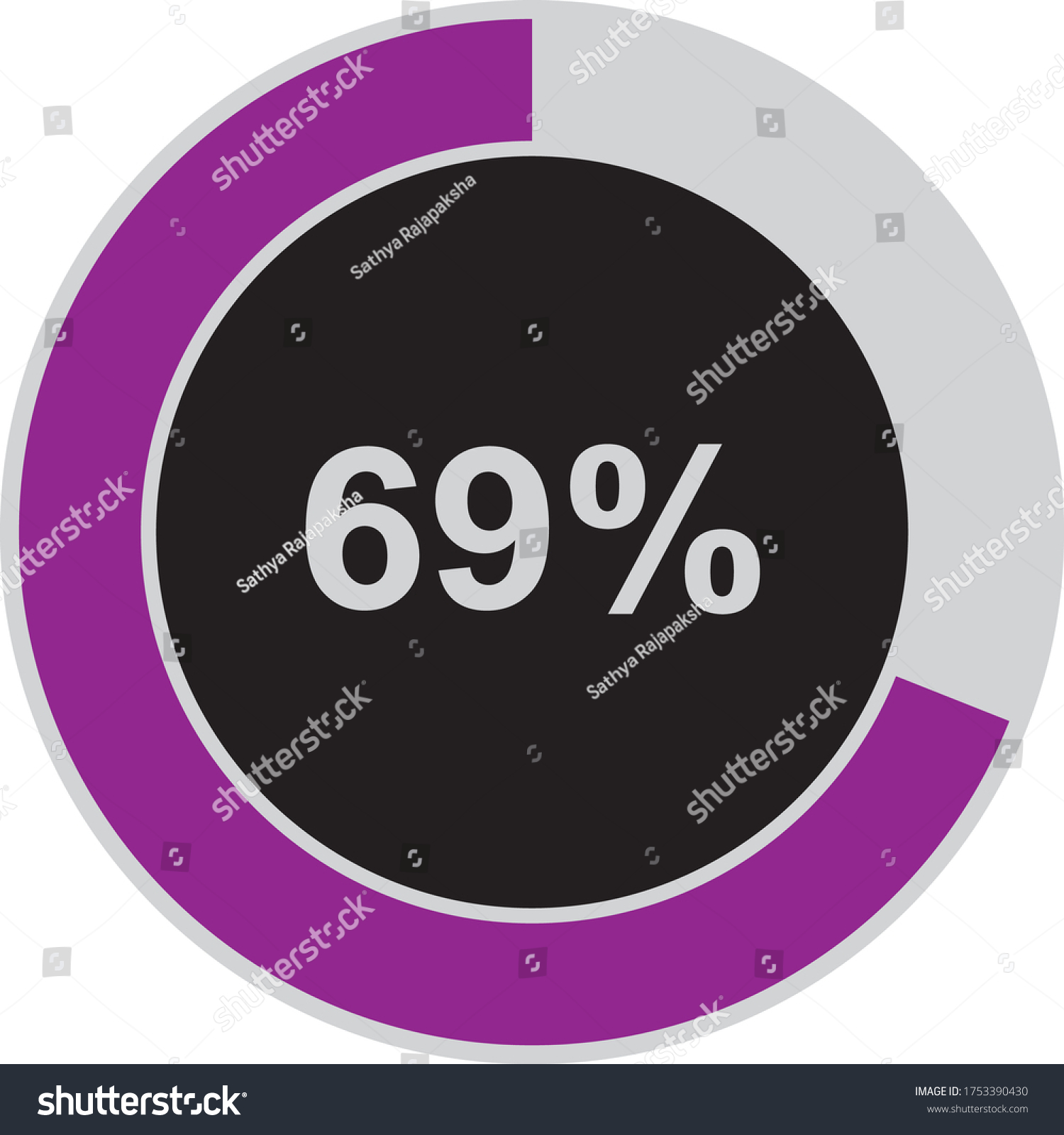 sixty nine percentage circle icon, 69 percent - Royalty Free Stock ... sixty nine percentage circle icon, 69 percent - Royalty Free Stock ...