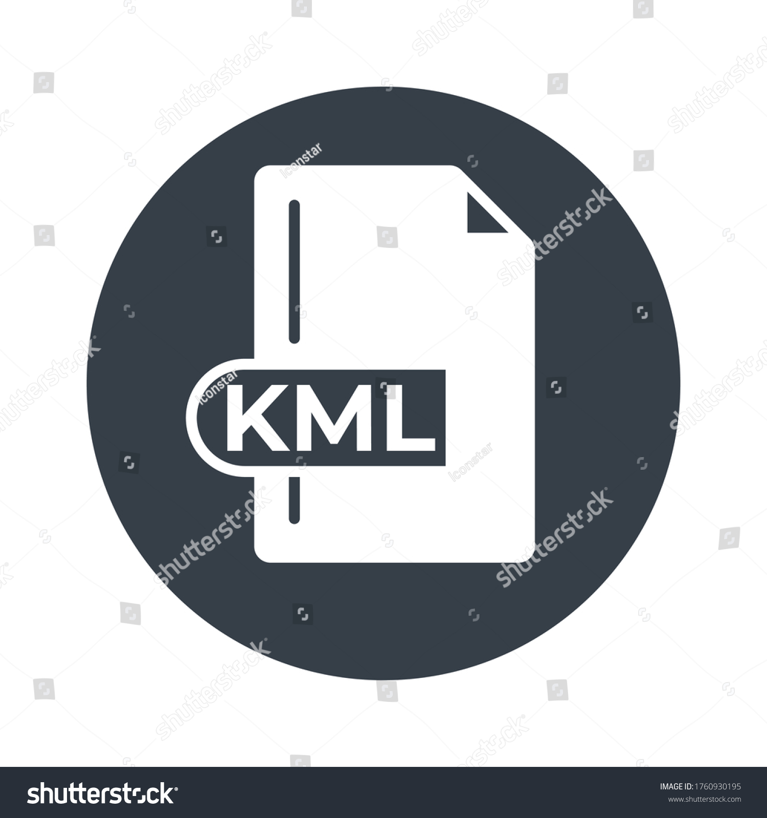 KML Icon. KML File Format extension filled icon. - Royalty Free Stock ... KML Icon. KML File Format extension filled icon. - Royalty Free Stock ...