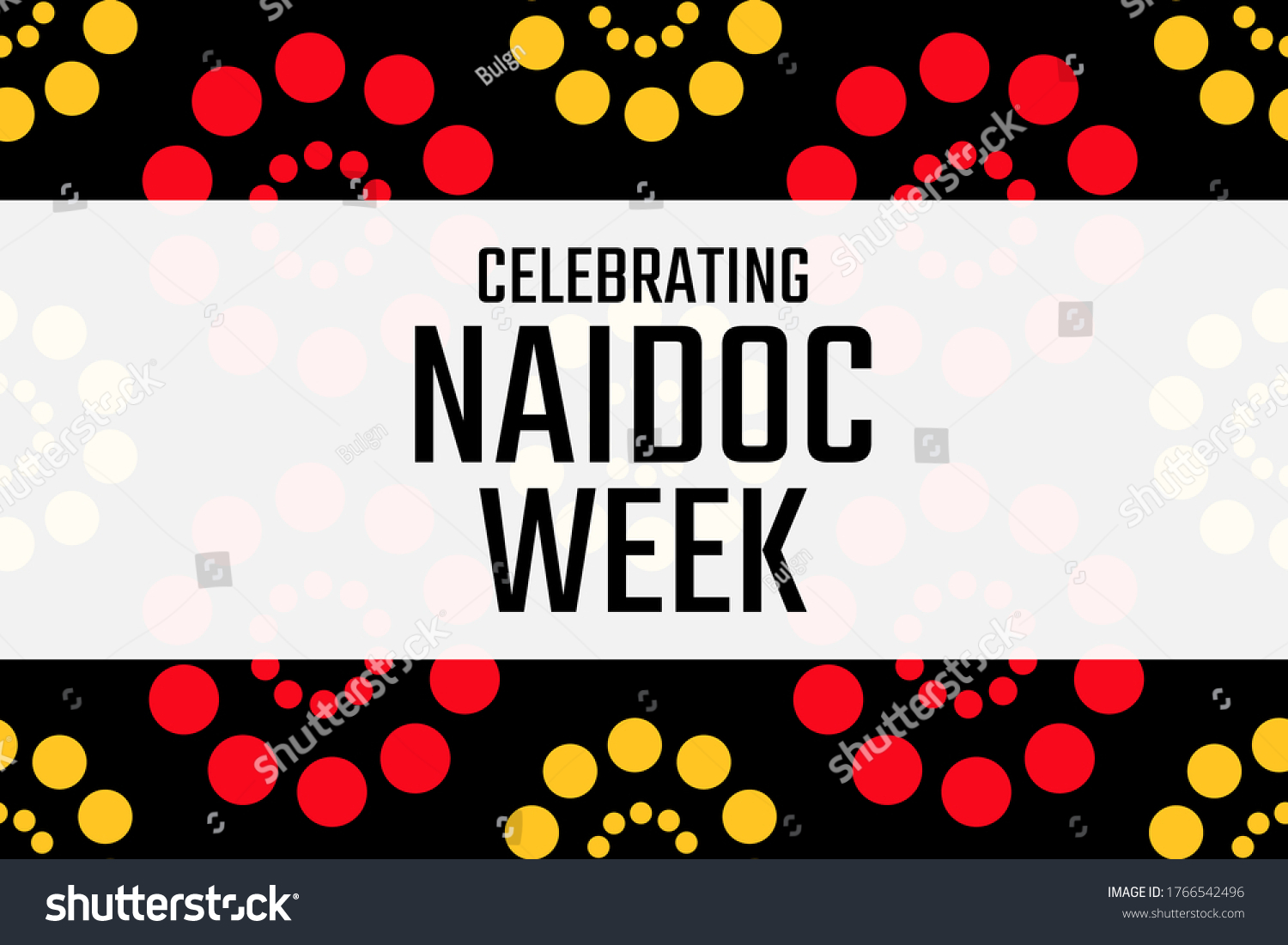 Celebrating NAIDOC Week. Holiday concept. - Royalty Free Stock Vector ...