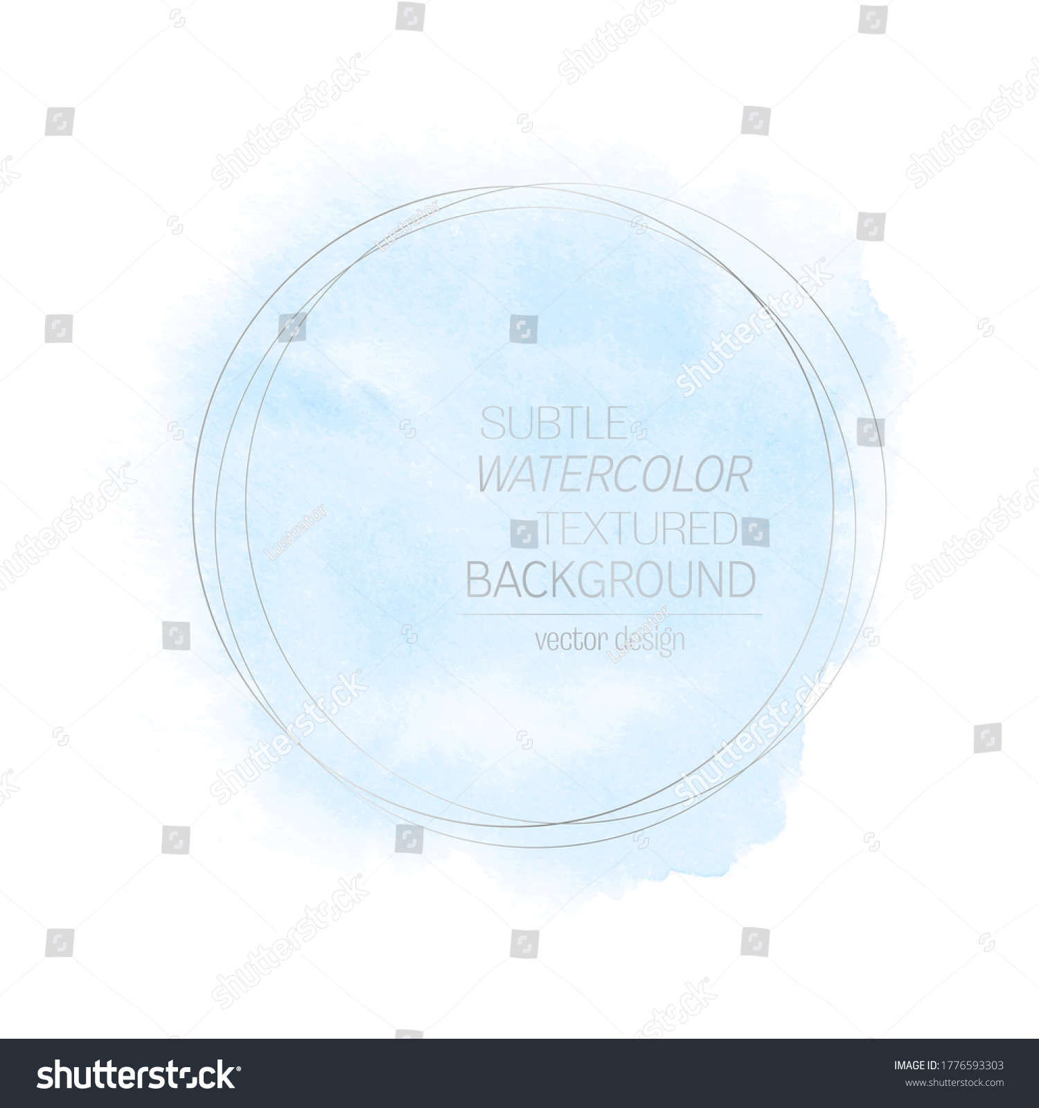 Watercolor aqua blue paint background - Vector. - Royalty Free Stock ...