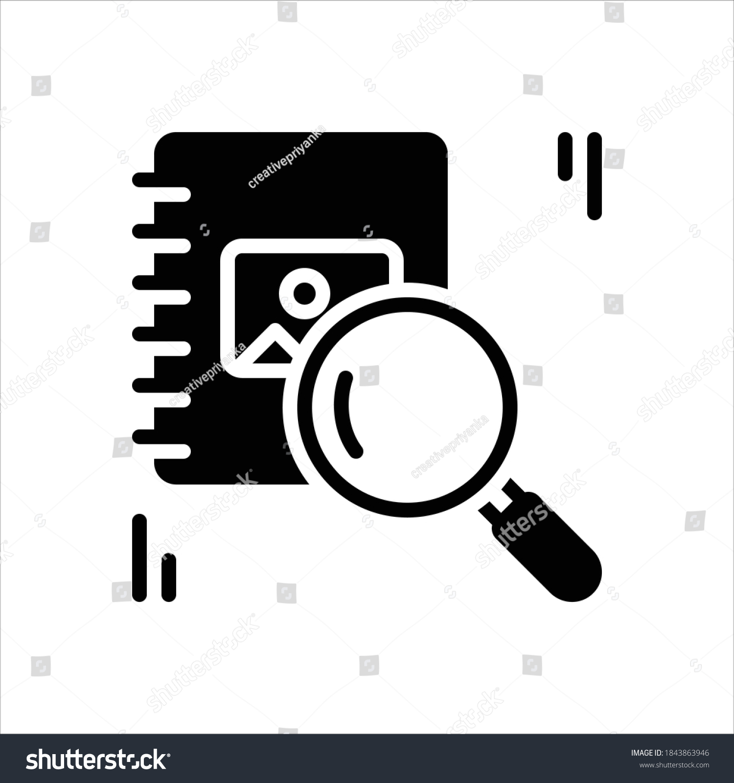 Vector black icon for prior - Royalty Free Stock Vector 1843863946 ...