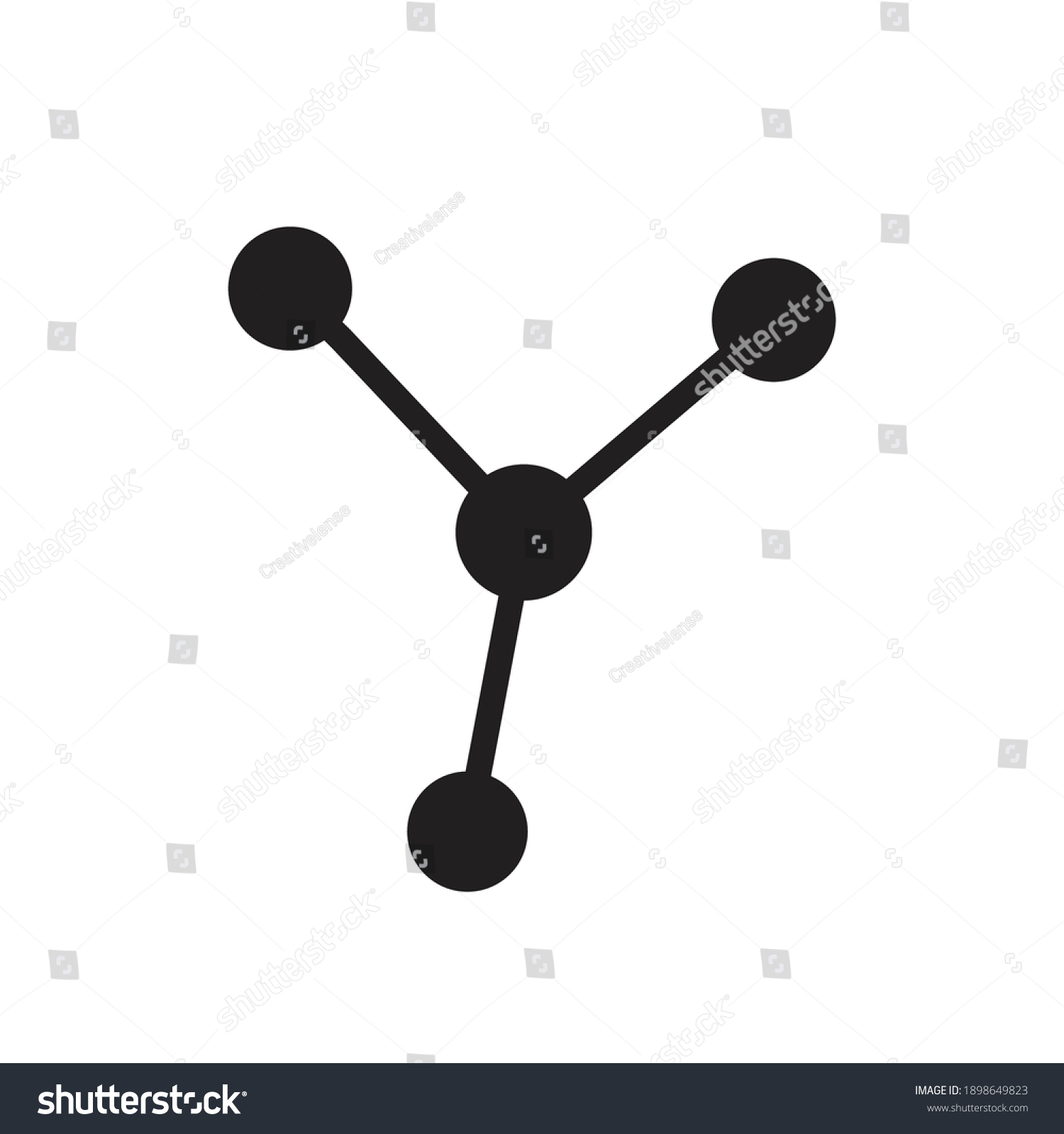 line icom symbol molecule dna vector - Royalty Free Stock Vector ...