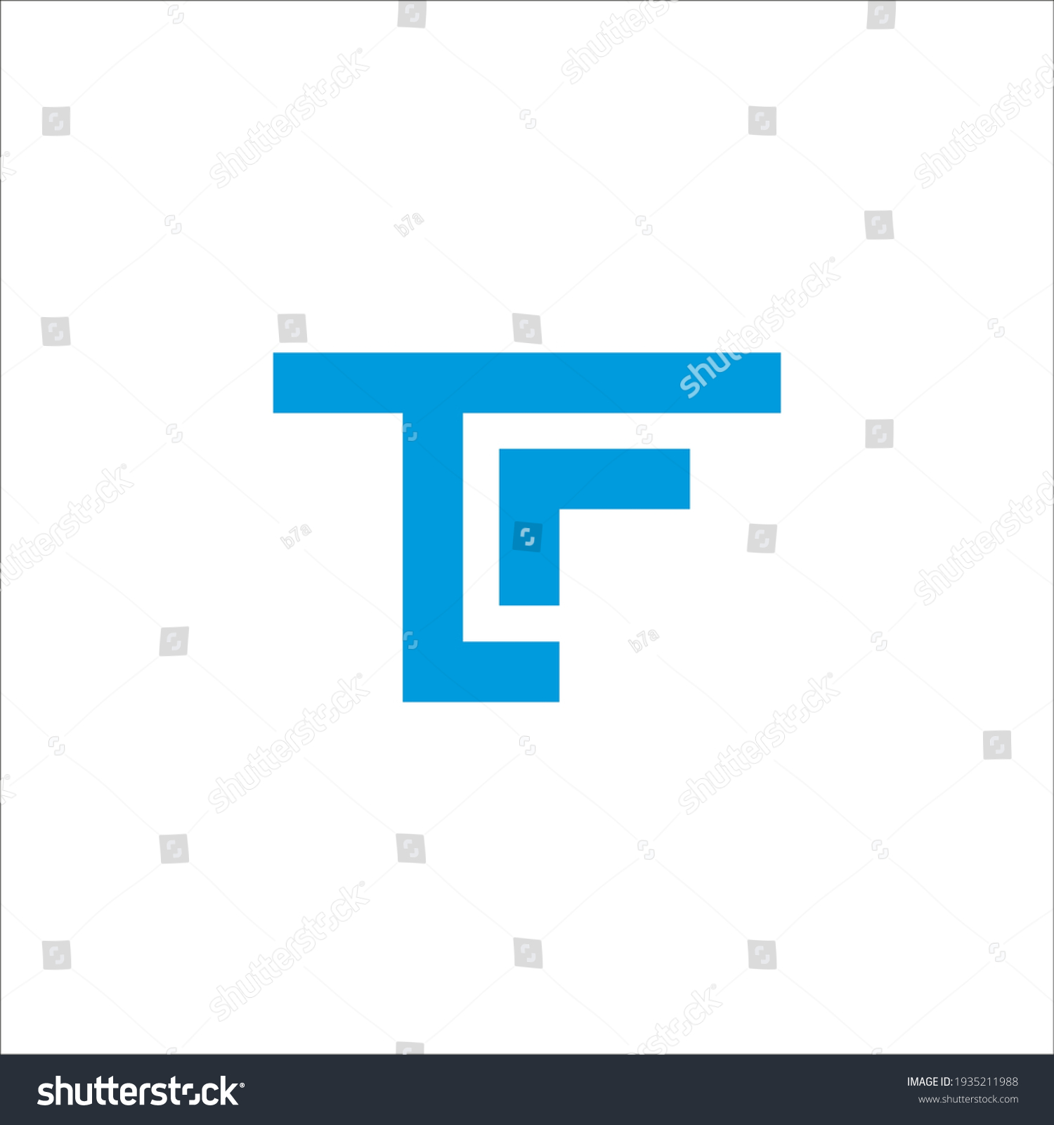 TF logo design vector sign - Royalty Free Stock Vector 1935211988 ...