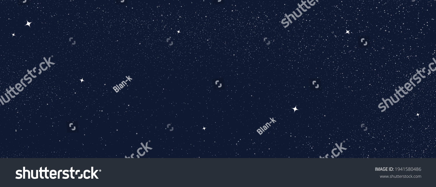 Night sky with stars pattern. Surreal universe - Royalty Free Stock ...